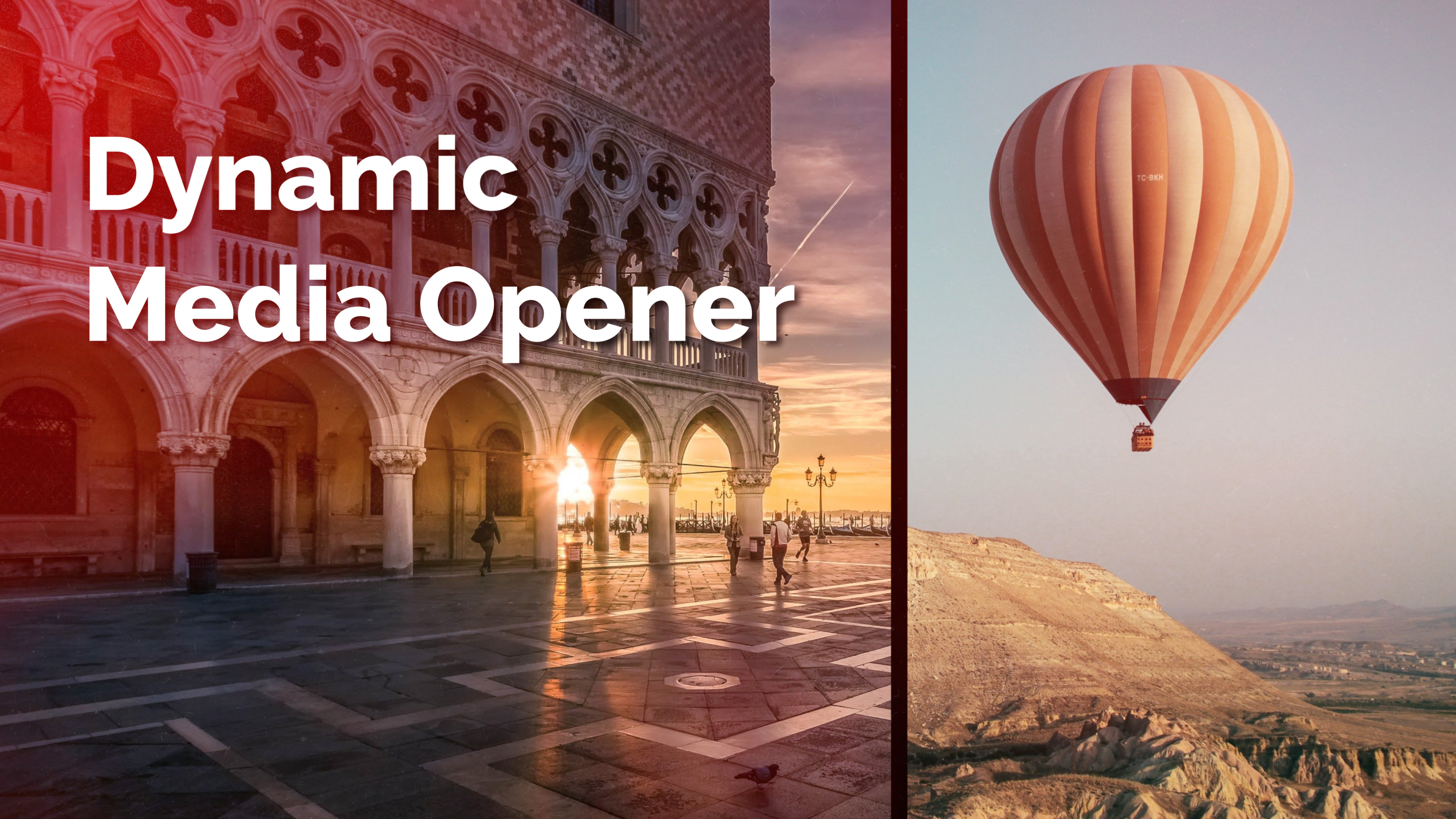 Split Screen Media Slideshow - Modern Promo