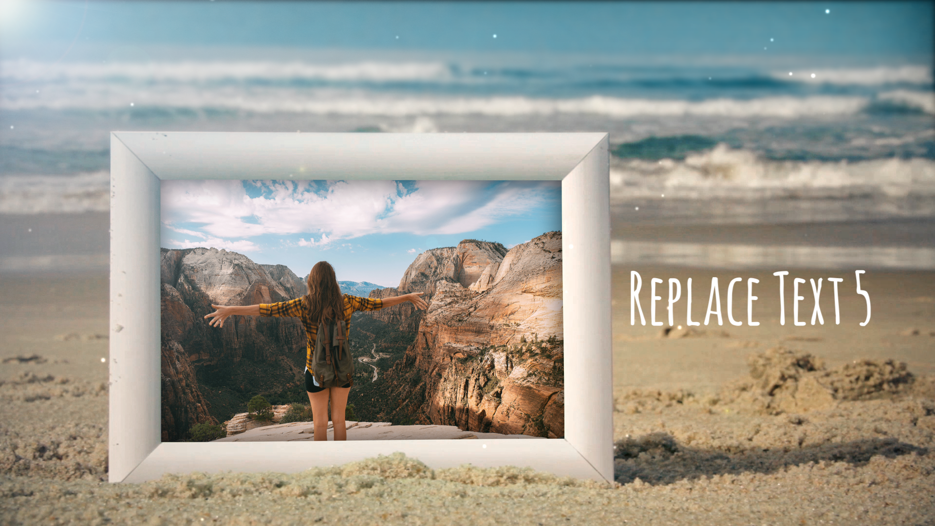 Sunny Beach Travel Slideshow - Beach Frames