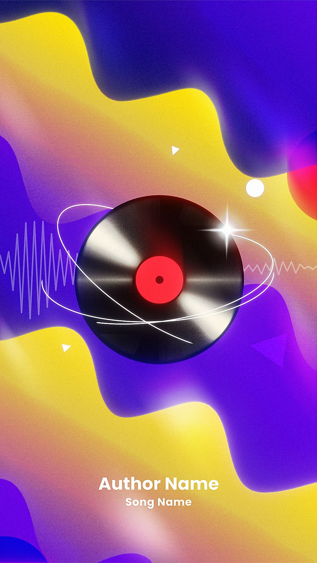 Vinyl Music Visualizer - Vertical by Harchenko