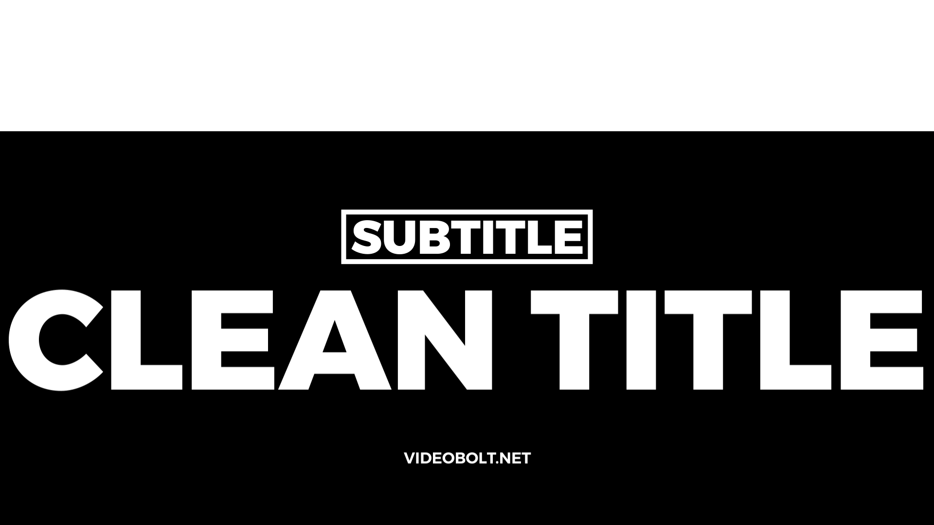Clean Title Overlays - 3 by minnapicture - Videobolt.net