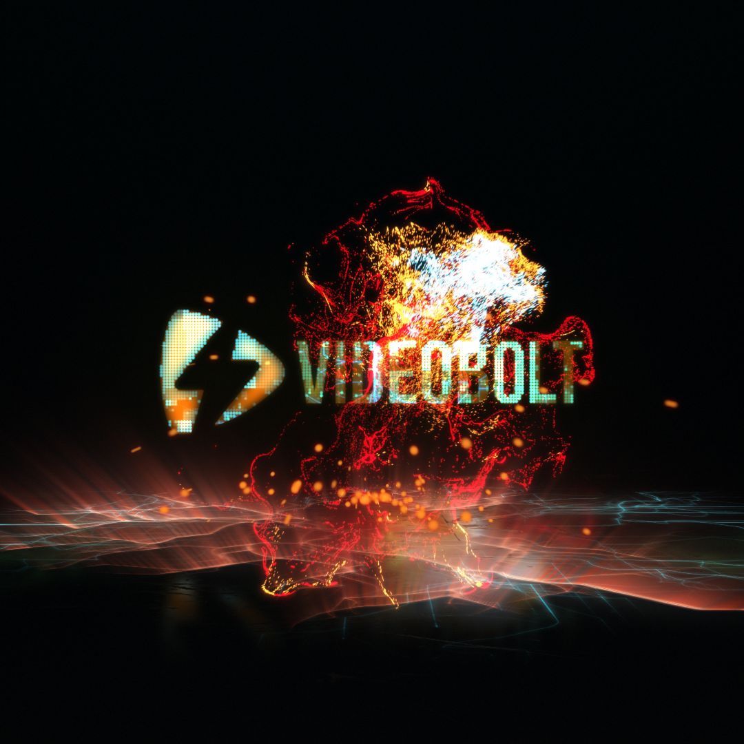 Quick Impact Reveal - Fire Shockwave Logo