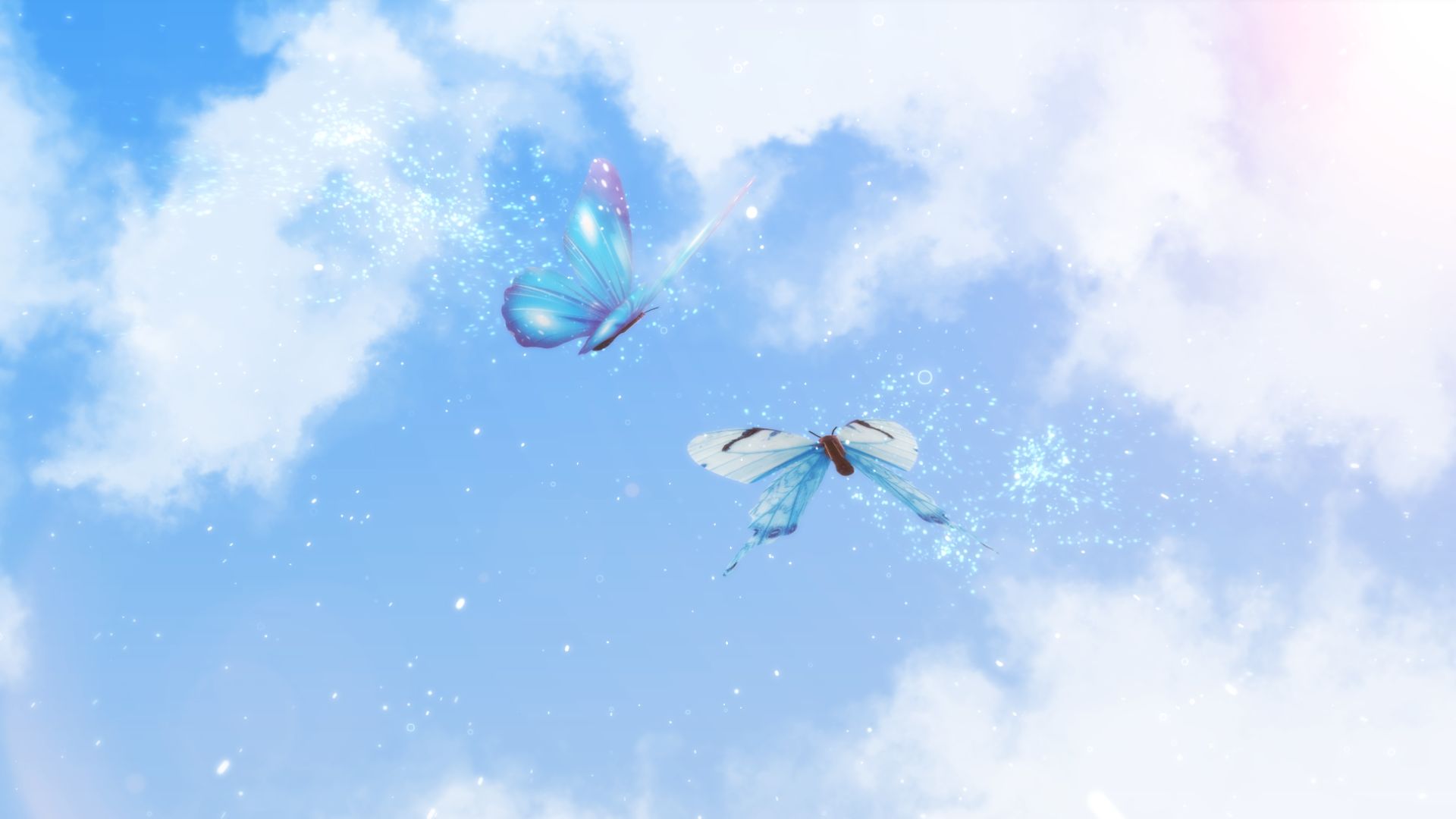 Butterflies In Clouds Unveil - Logo Reveal
