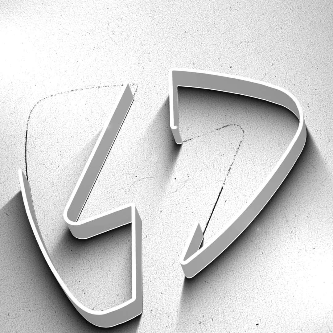 3D Rotating Outline - Square by Goldenmotion