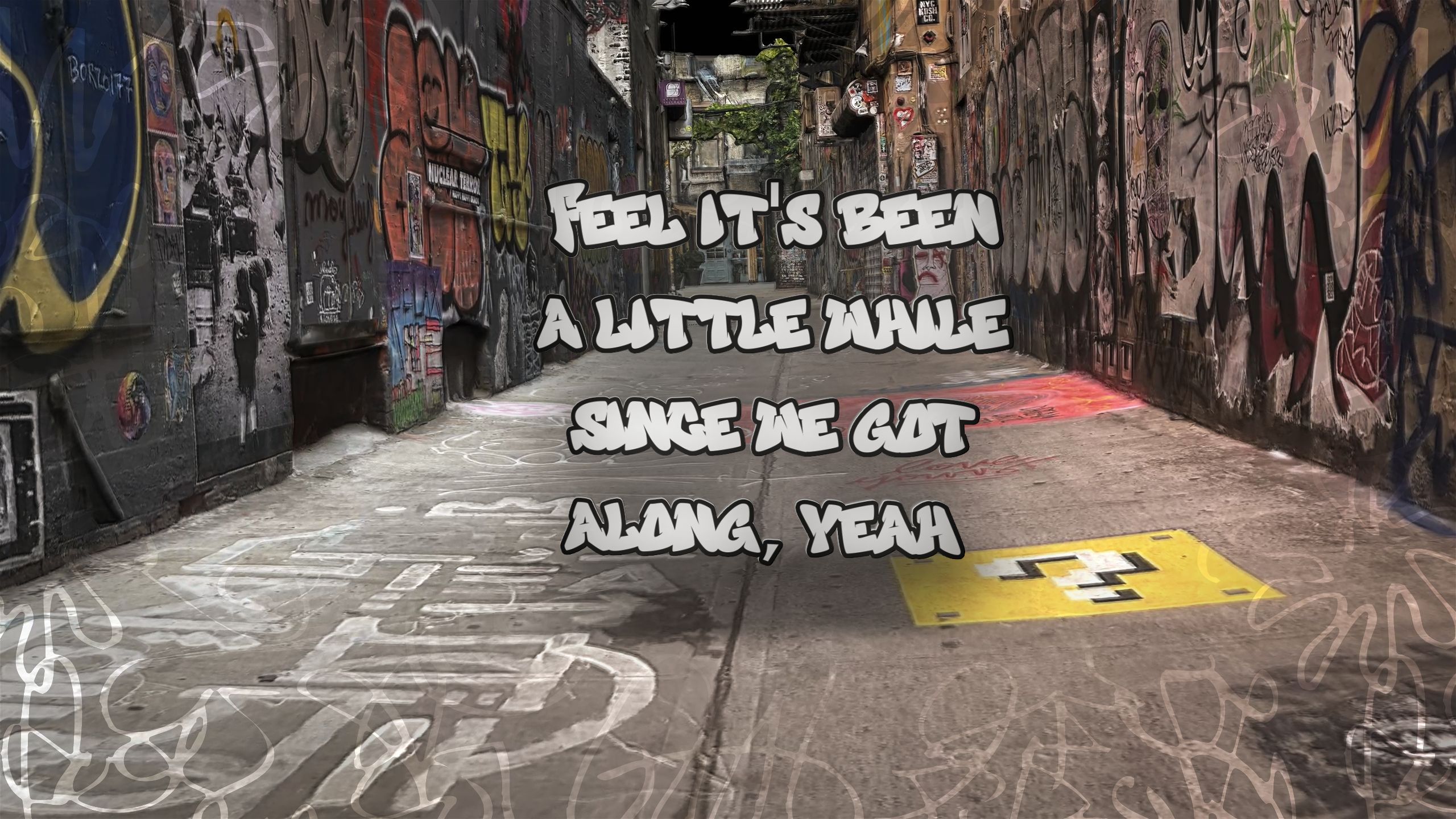 Alley Calligraphy Lyrics by MotionDesk - Videobolt.net