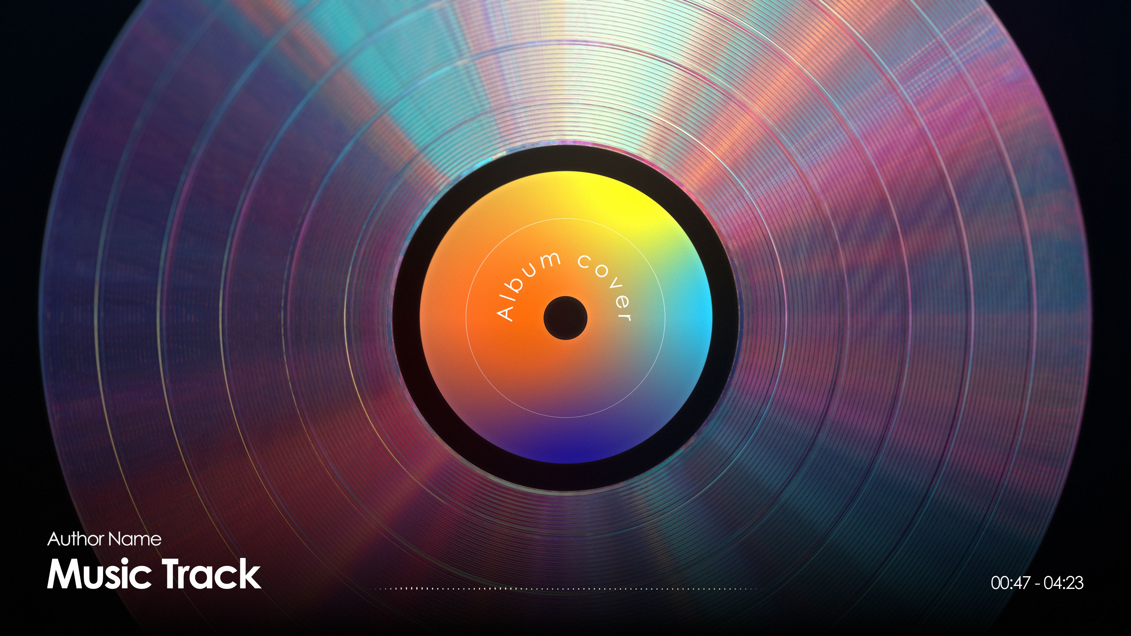 Iridescent Vinyl Visualizer by tarazz - Videobolt.net