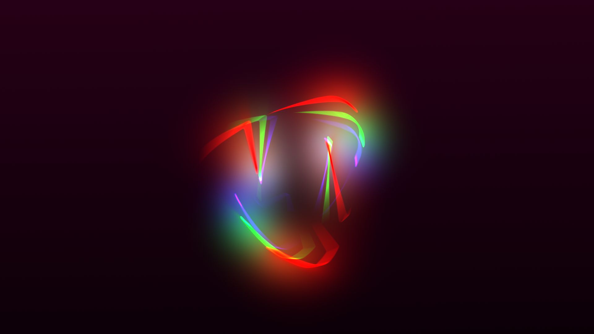 RGB Reflection Reveal - Neon logo intro