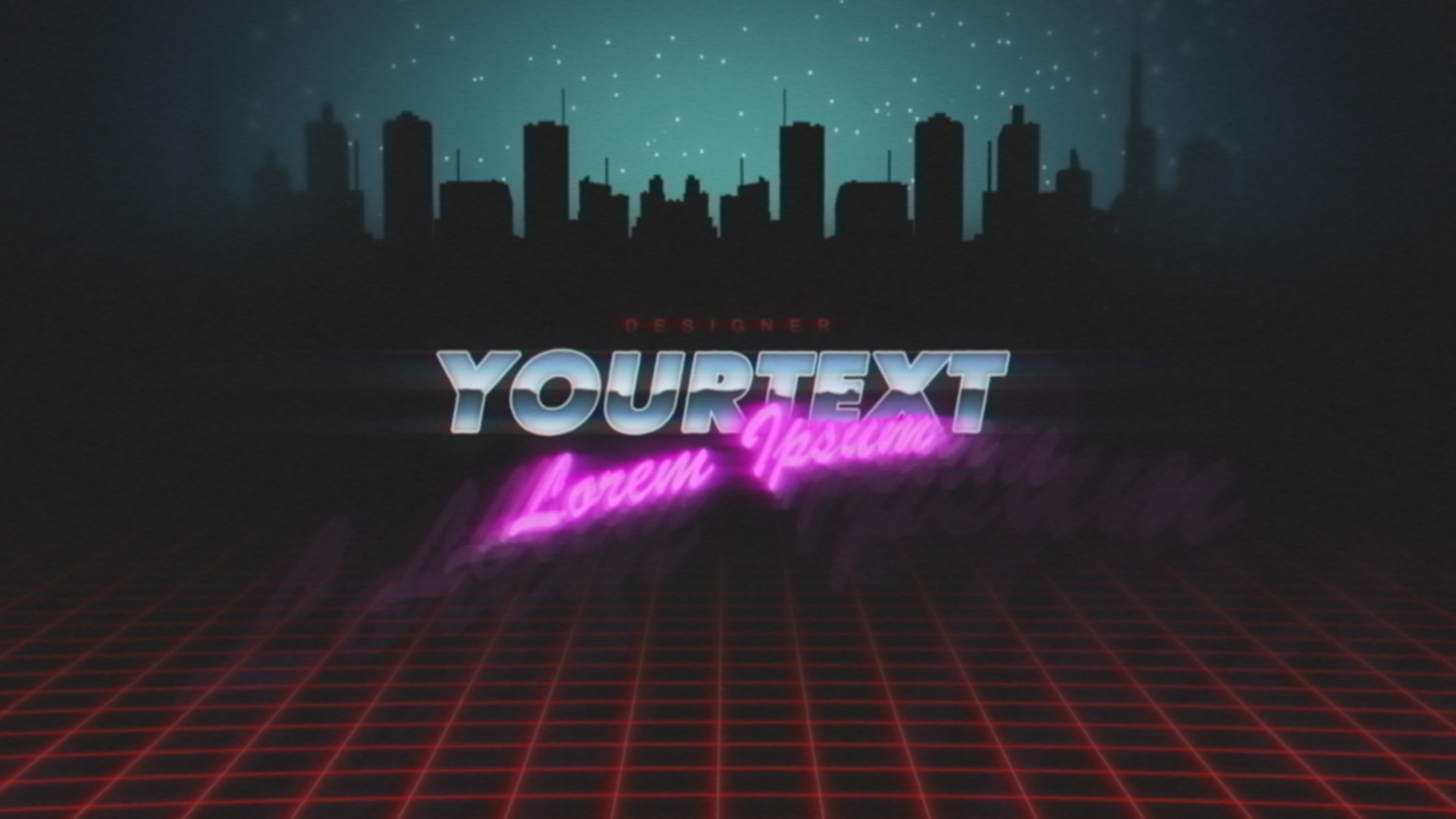 Retro Wave Intro by Tikhiy