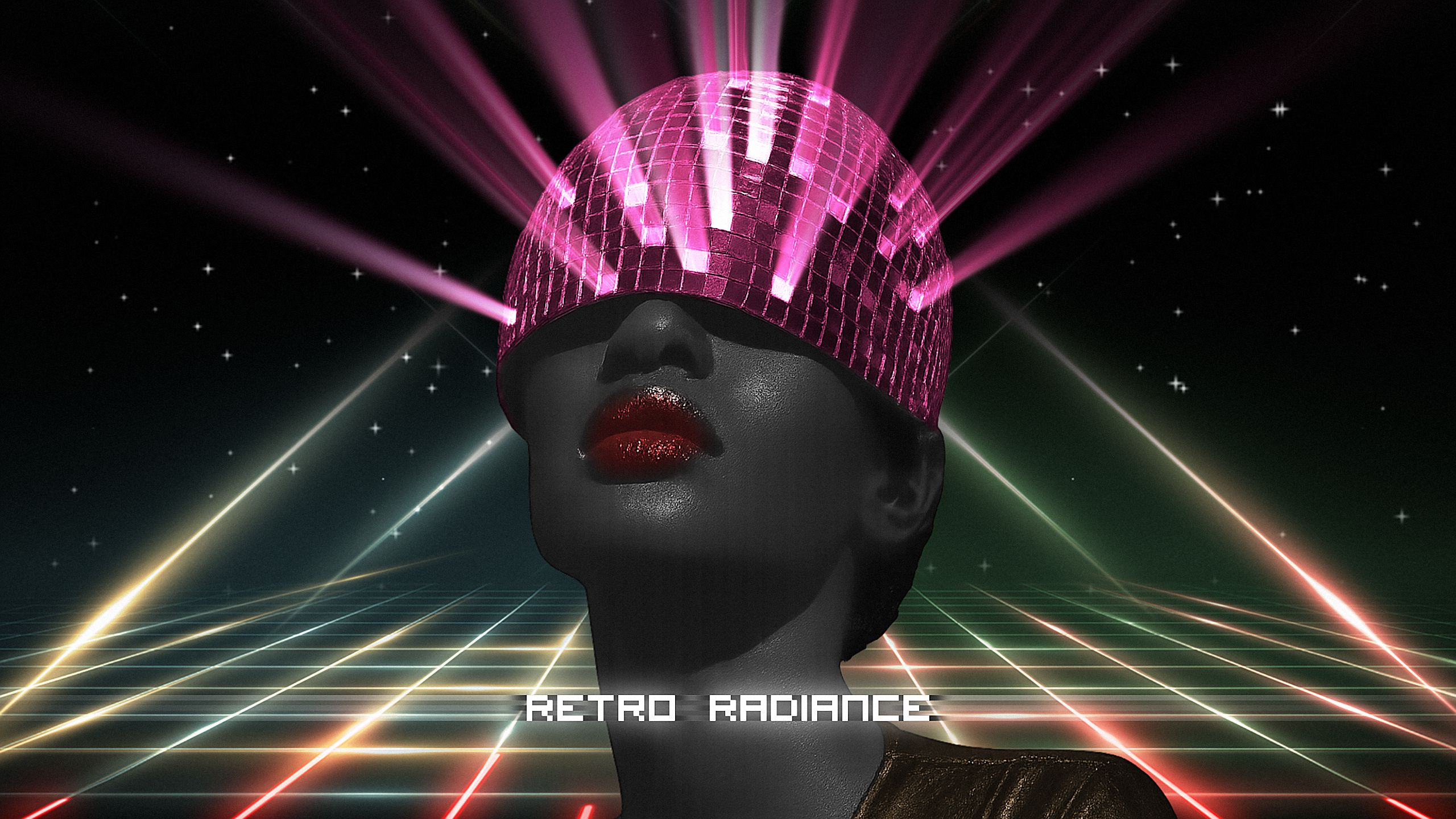 Retro Radiance - Neon synthwave visualizer
