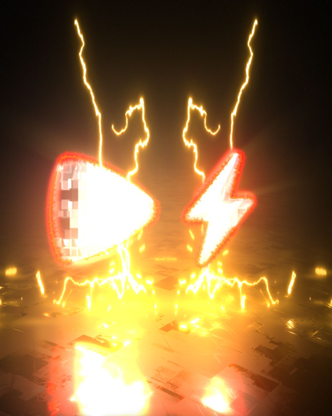 Partnership Lightning Burst - Post by Goldenmotion