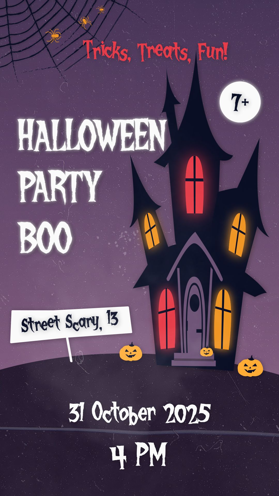 Halloween Party Invitation by starlight_motion