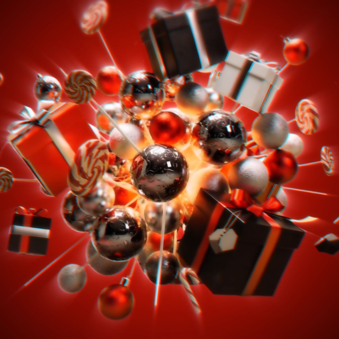 Holiday Magic Explosion - Square by milinkovic
