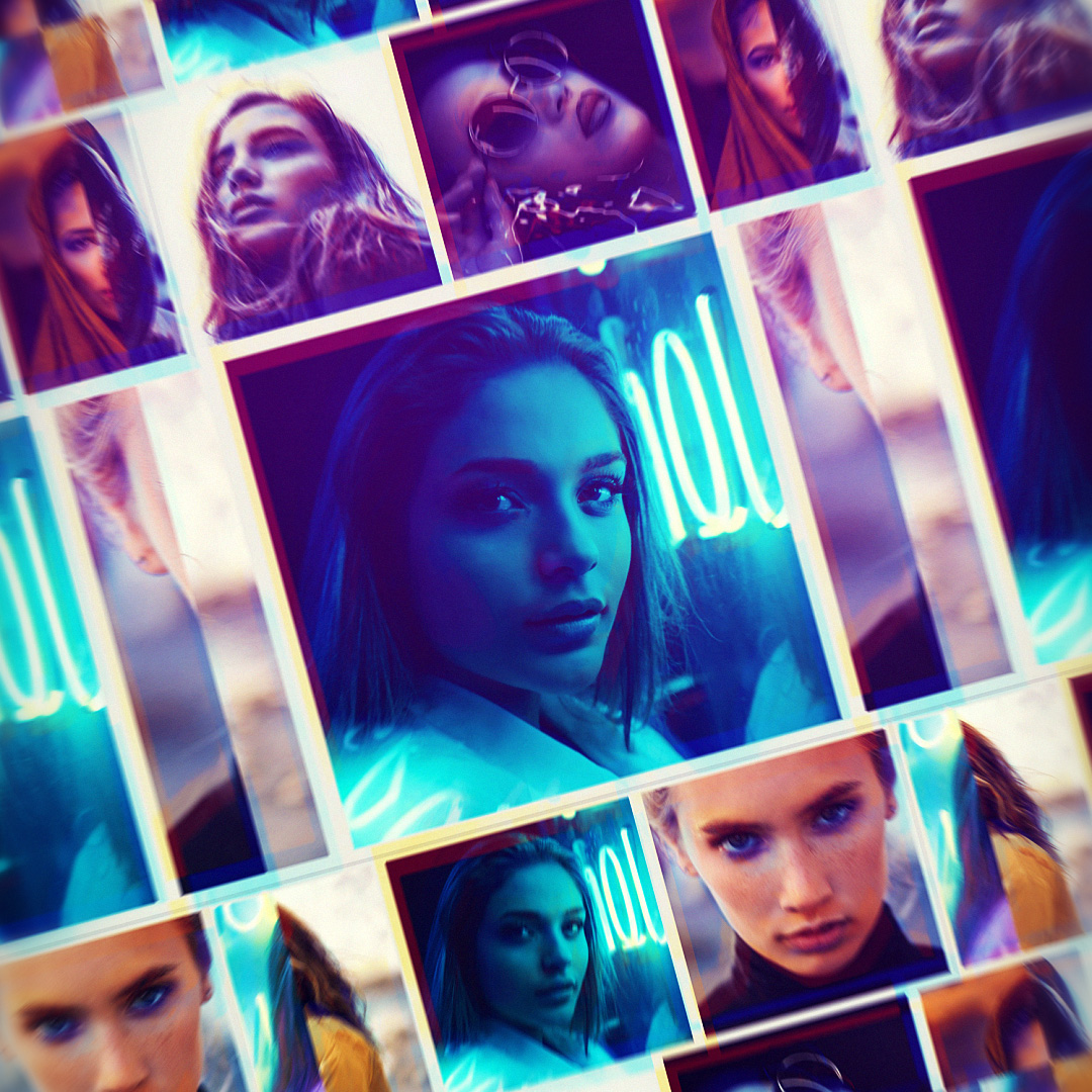 Stomp Photo Wall Logo 3 - Square by Goldenmotion - Videobolt.net