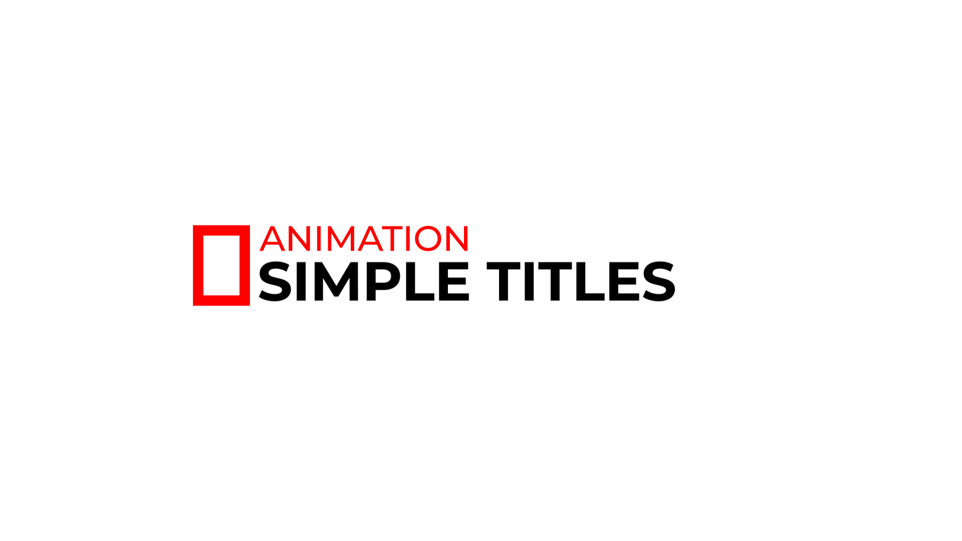 Simple Animation Title 5 by zevs