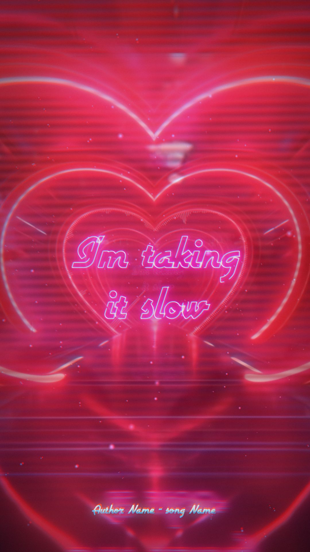 Cyberpunk Neon Lovers Lyrics - Vertical by MotionBank21