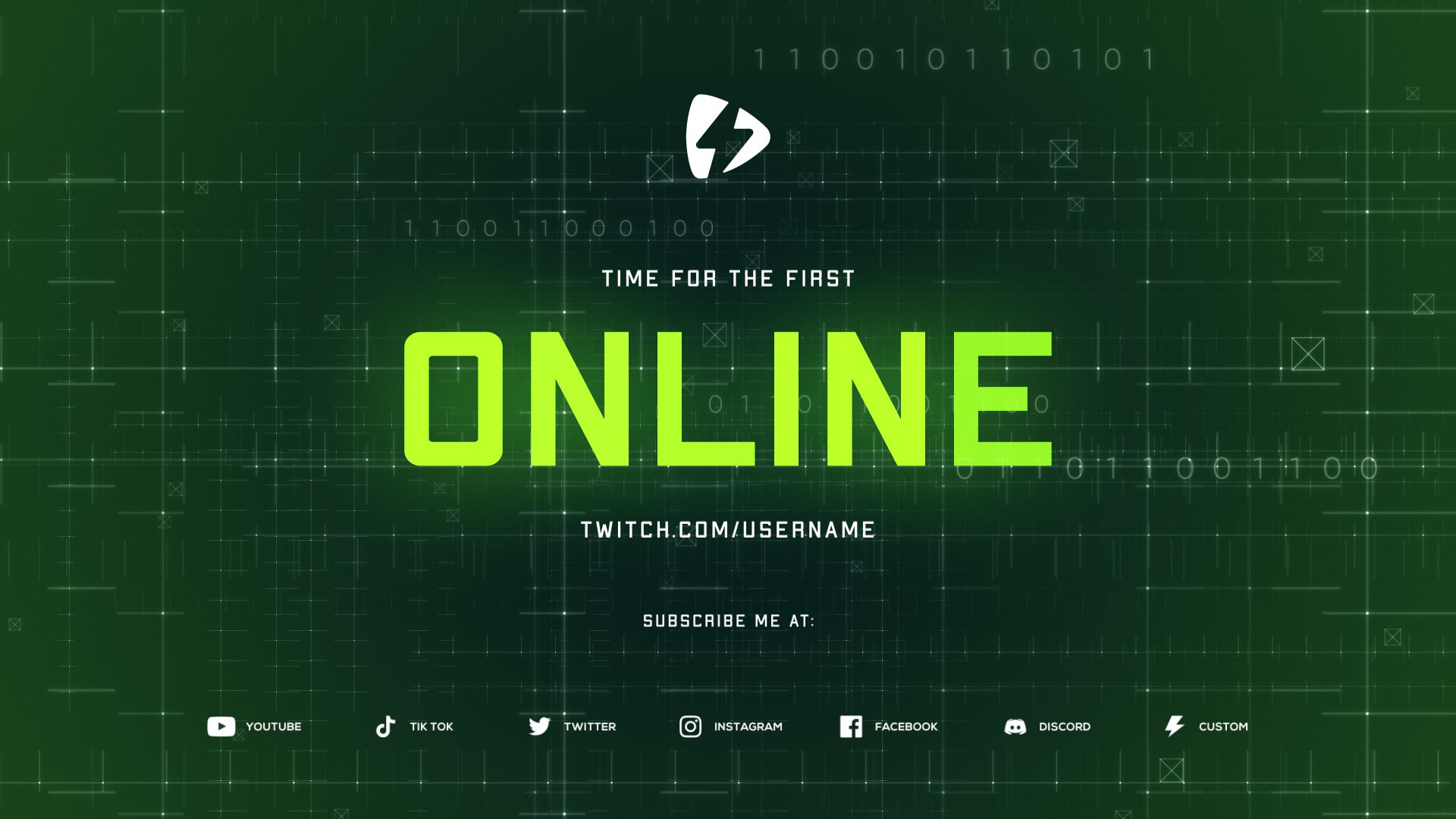 Digital Grid Stream Screen by Harchenko - Videobolt.net