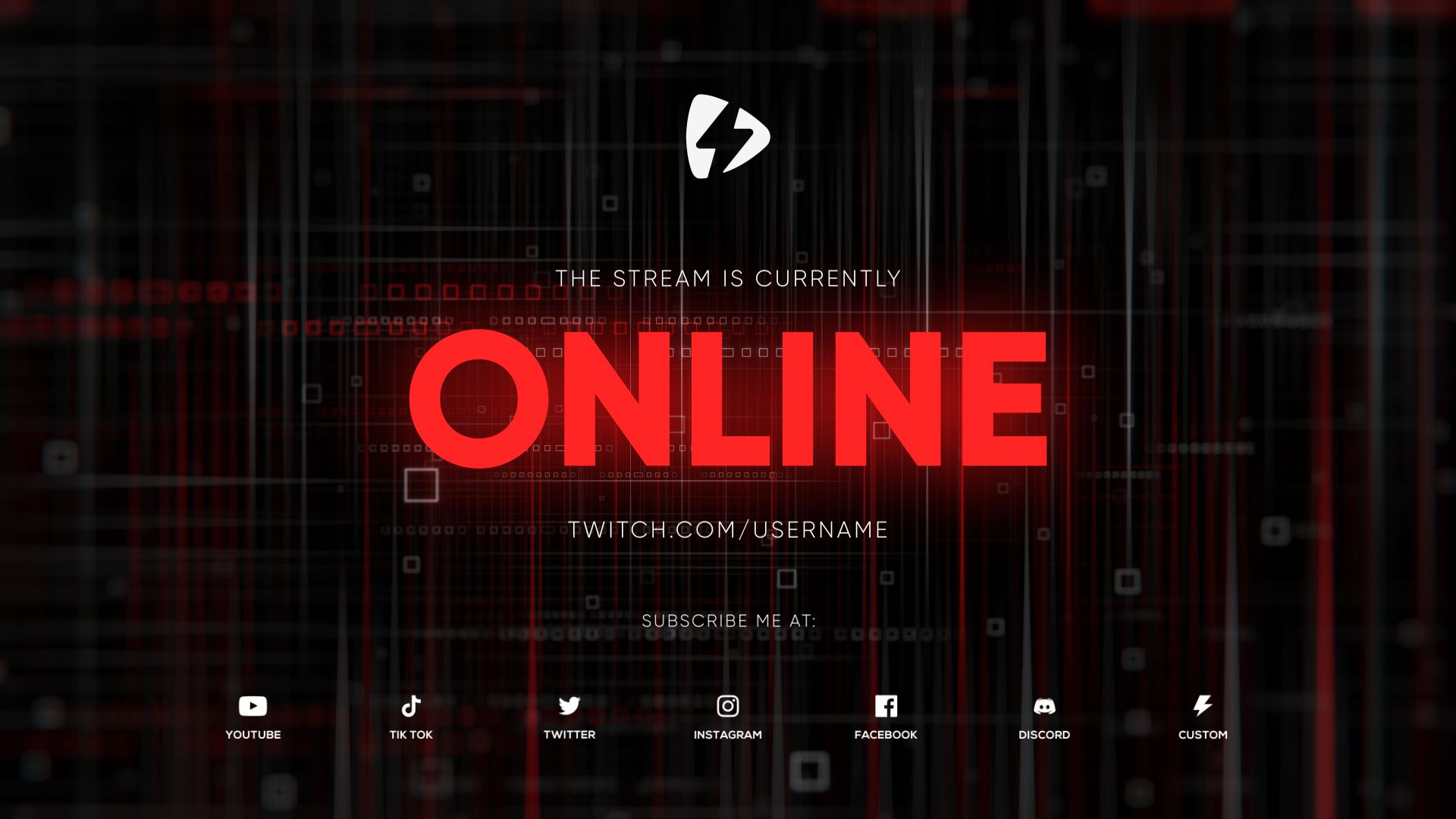 Technology Grid Stream Screen by Harchenko - Videobolt.net