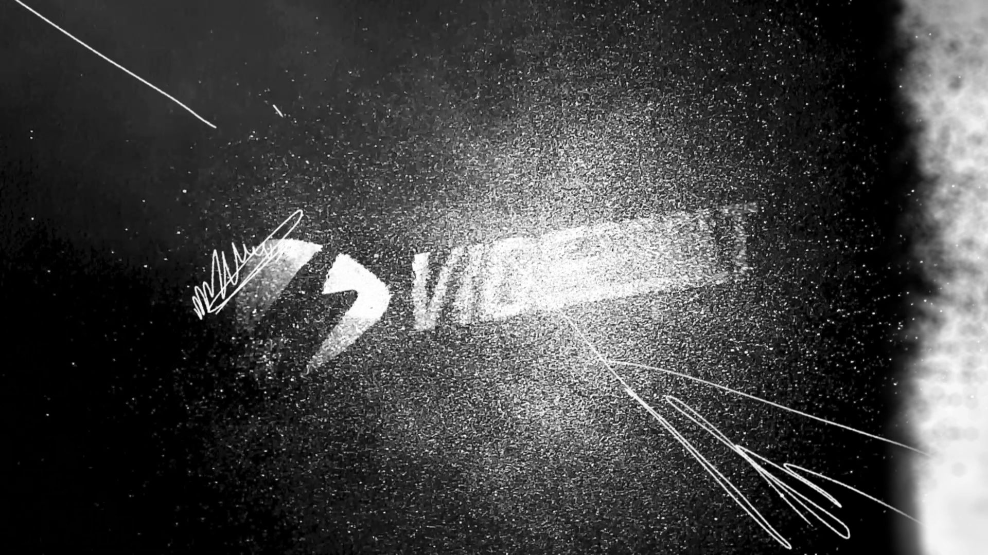 Grunge Brush Scribble - Horizontal - Logo reveal
