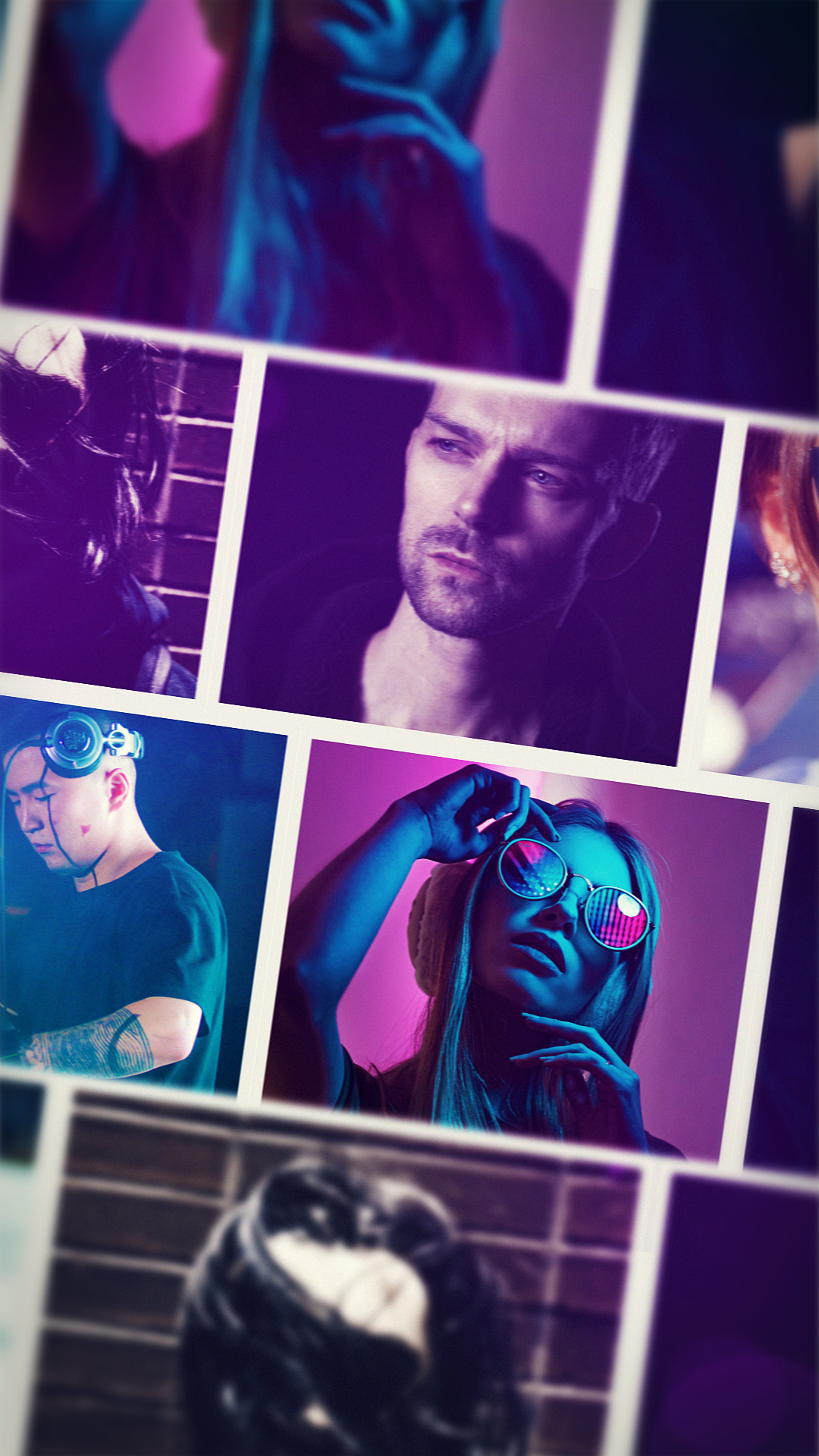 Stomp Photo Wall Logo 2 - Vertical by Goldenmotion