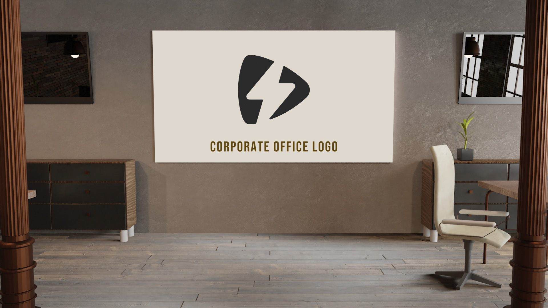 Corporate Office Logo by paramall - Videobolt.net