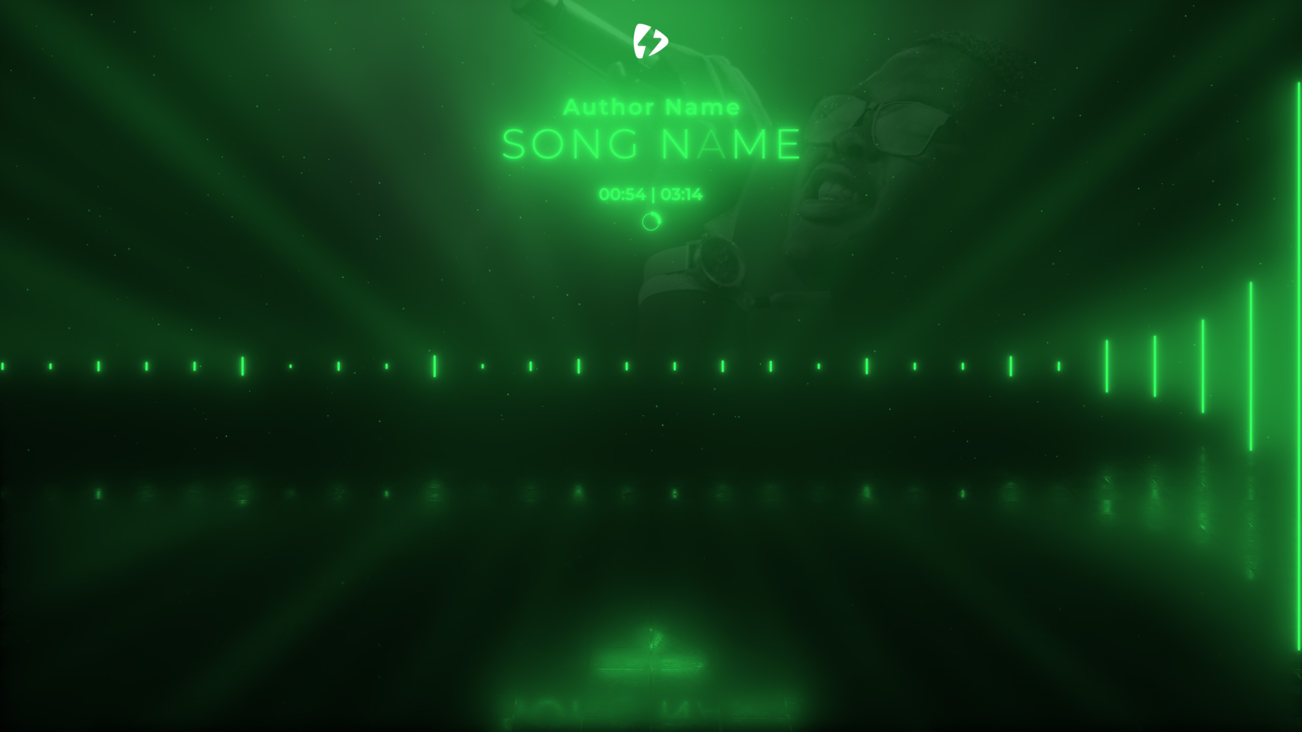 Glow Beat Viz - Horizontal by LuisBranco - Videobolt.net