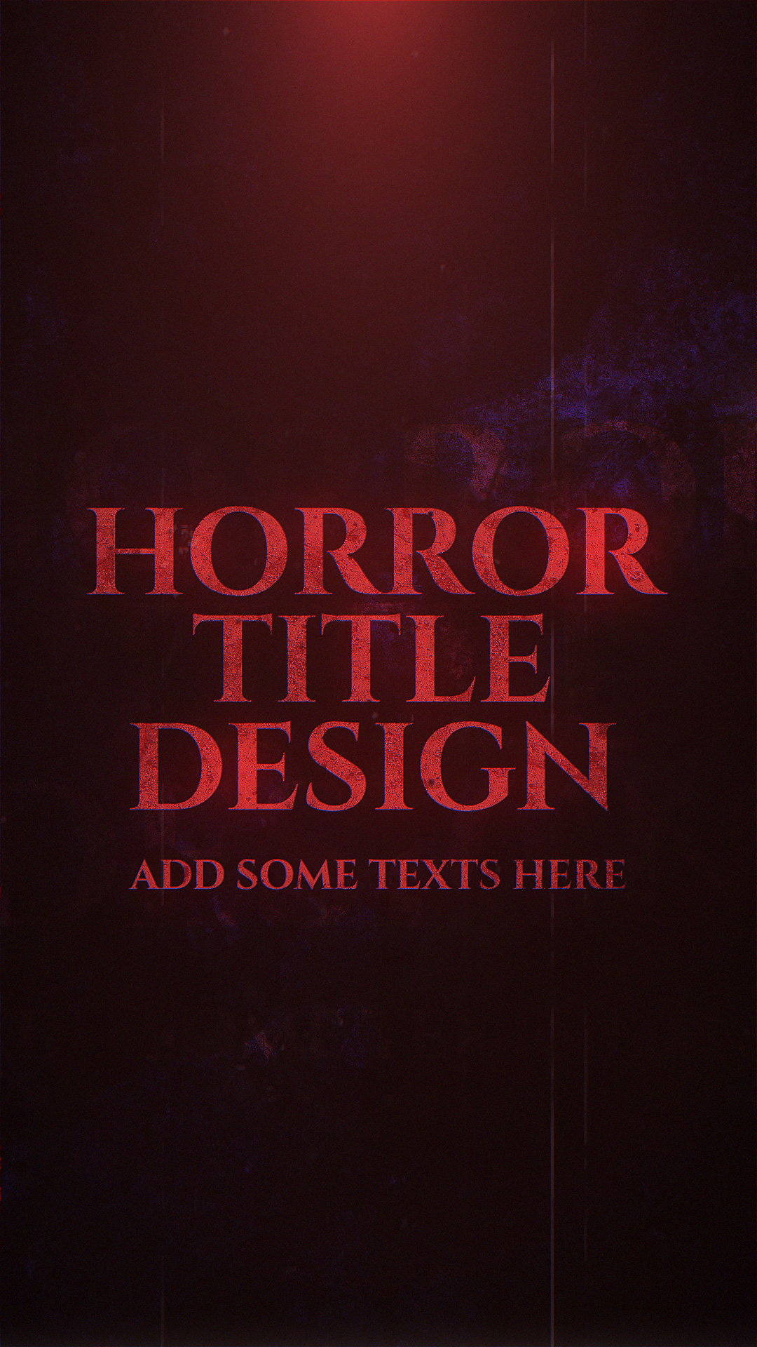 Horror Title - Vertical by themediastock