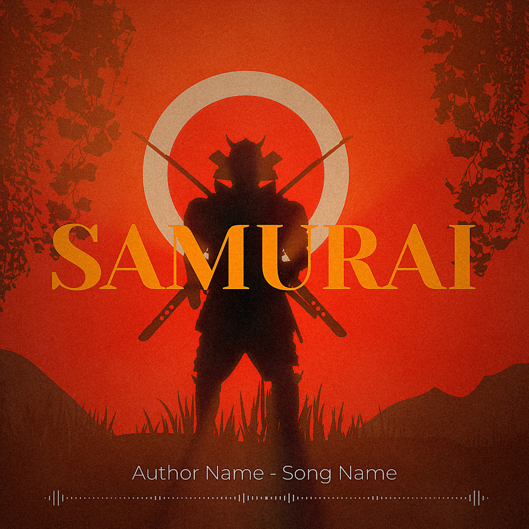 Samurai Music Visualizer - Square by themediastock - Videobolt.net