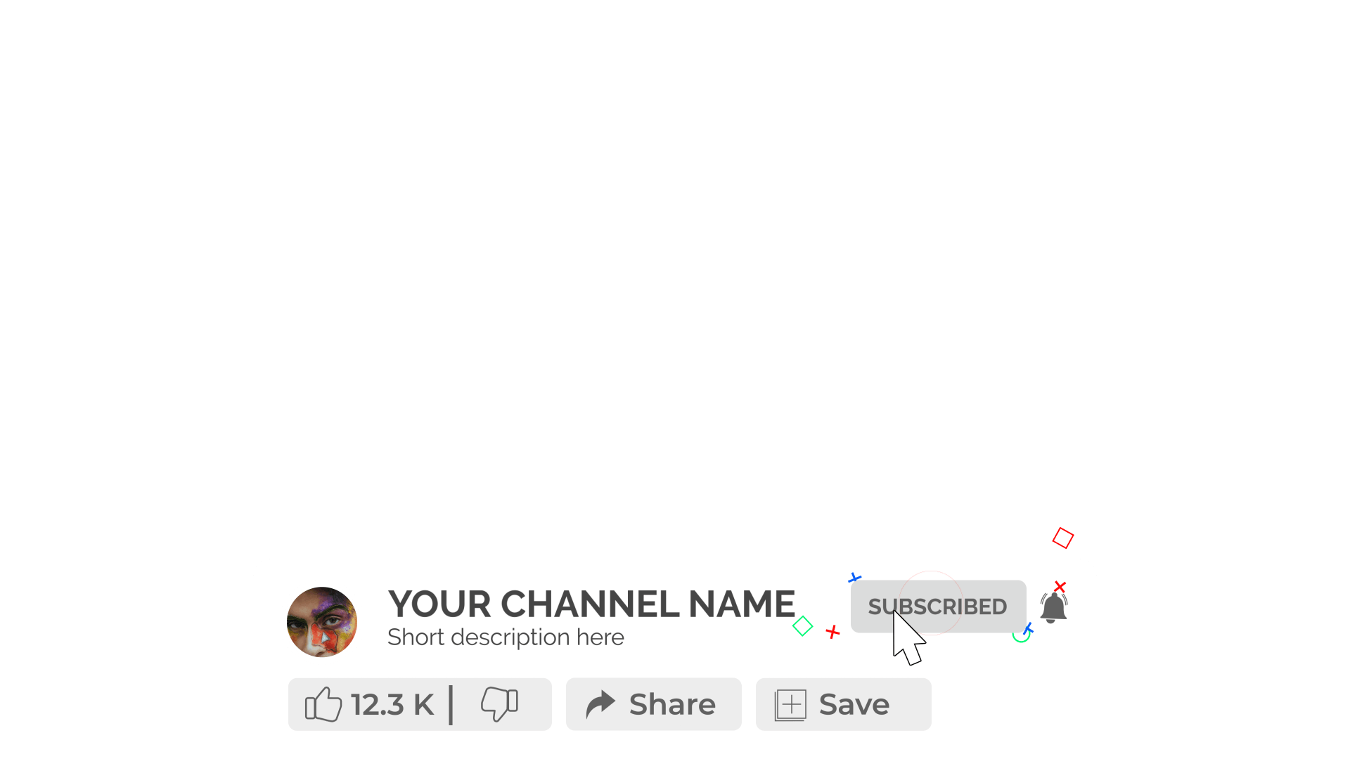 Youtube Subscribe Action Button 9 by mhakmal07 - Videobolt.net