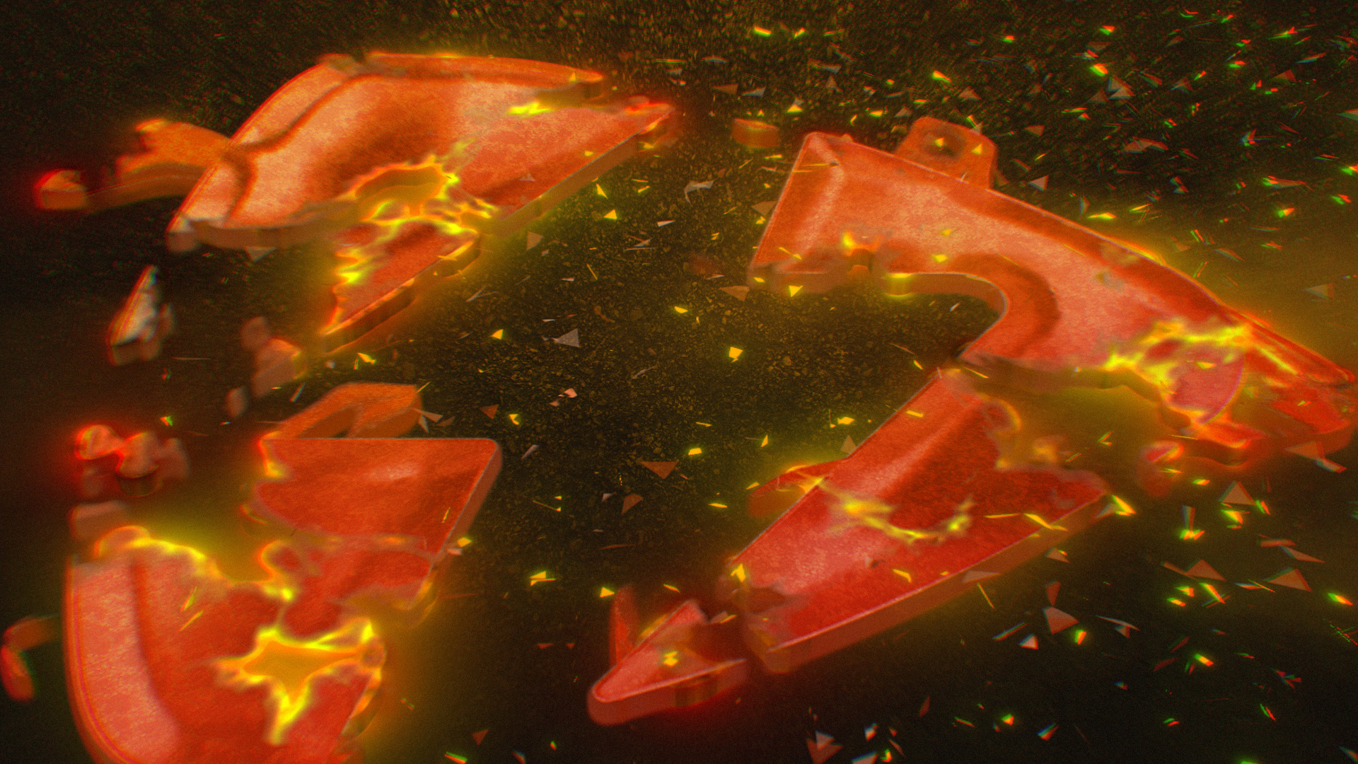 Destruction Logo v2 by MotionParsec - Videobolt.net