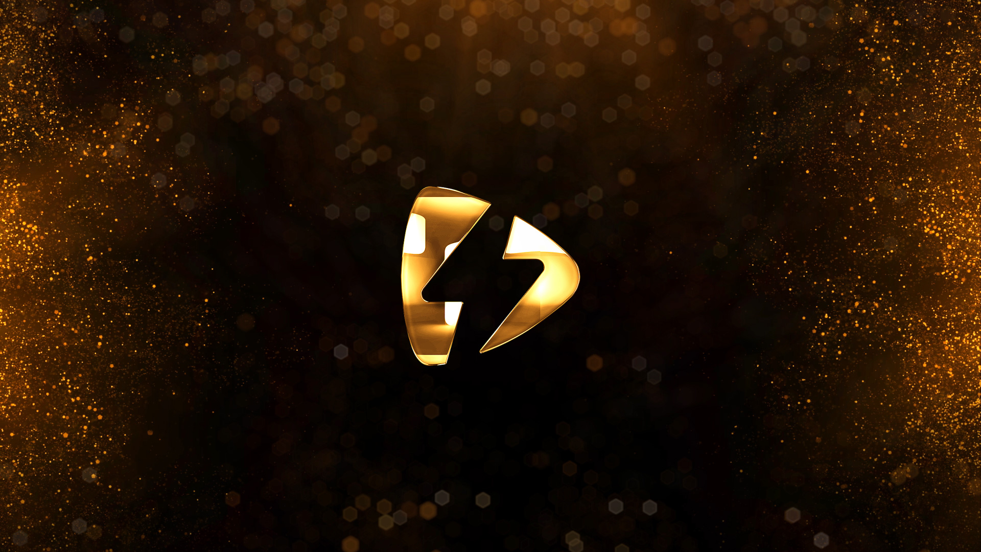 Gold Logo Reveal by oasisfx