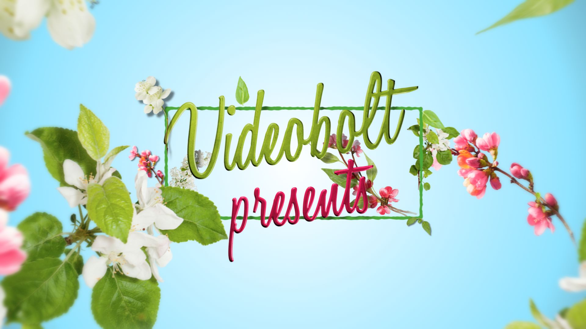 Flowers Titles - Floral Spring Title Sequence