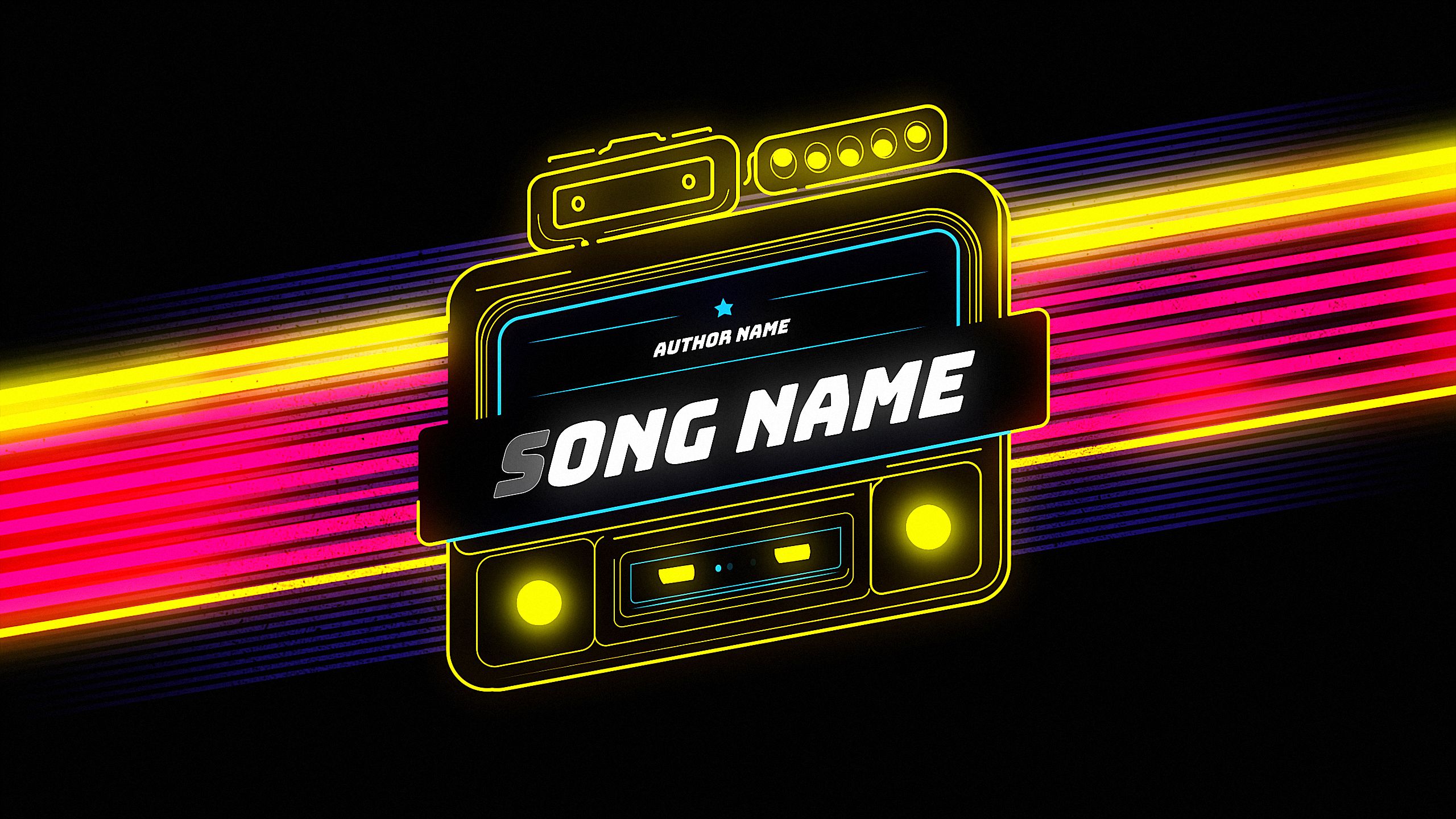 Neon Player Vizualizer by Harchenko