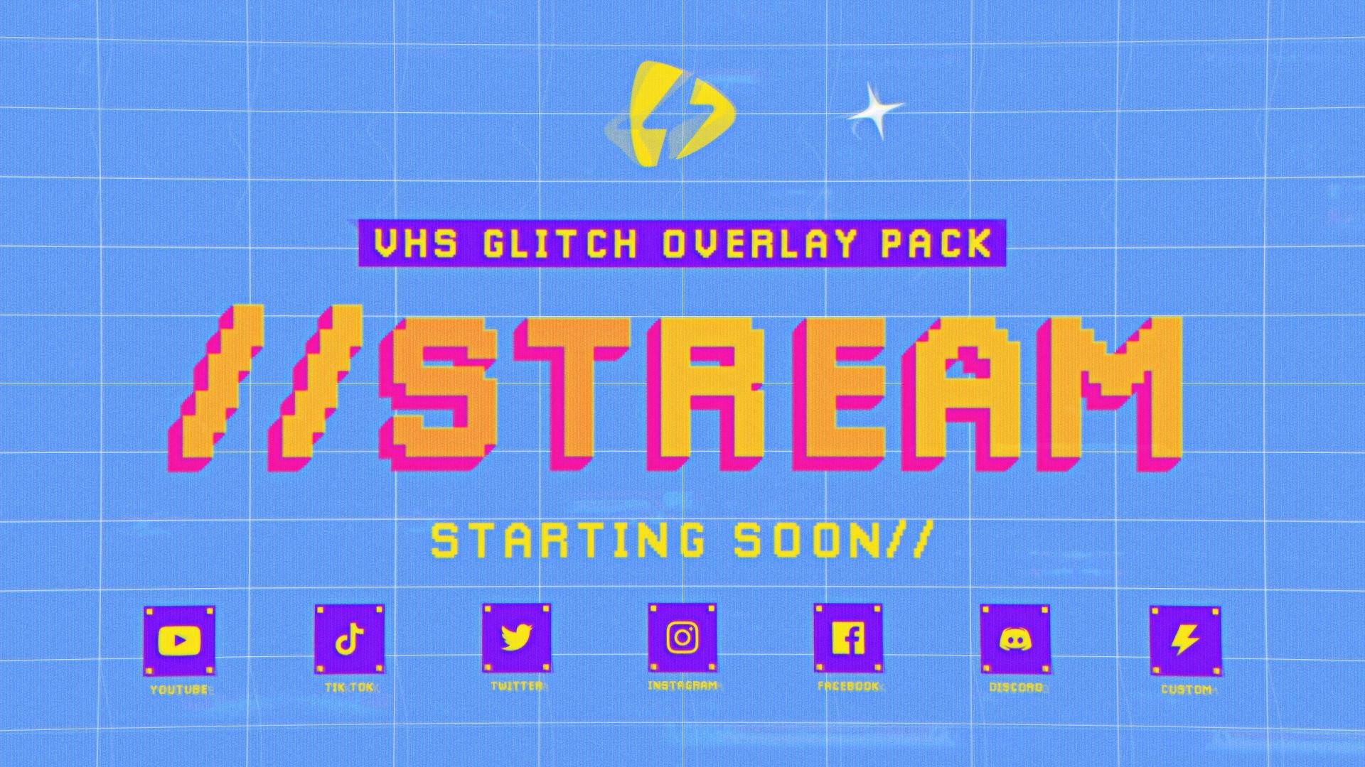 VHS Glitch Stream Screen by EnjoystX - Videobolt.net