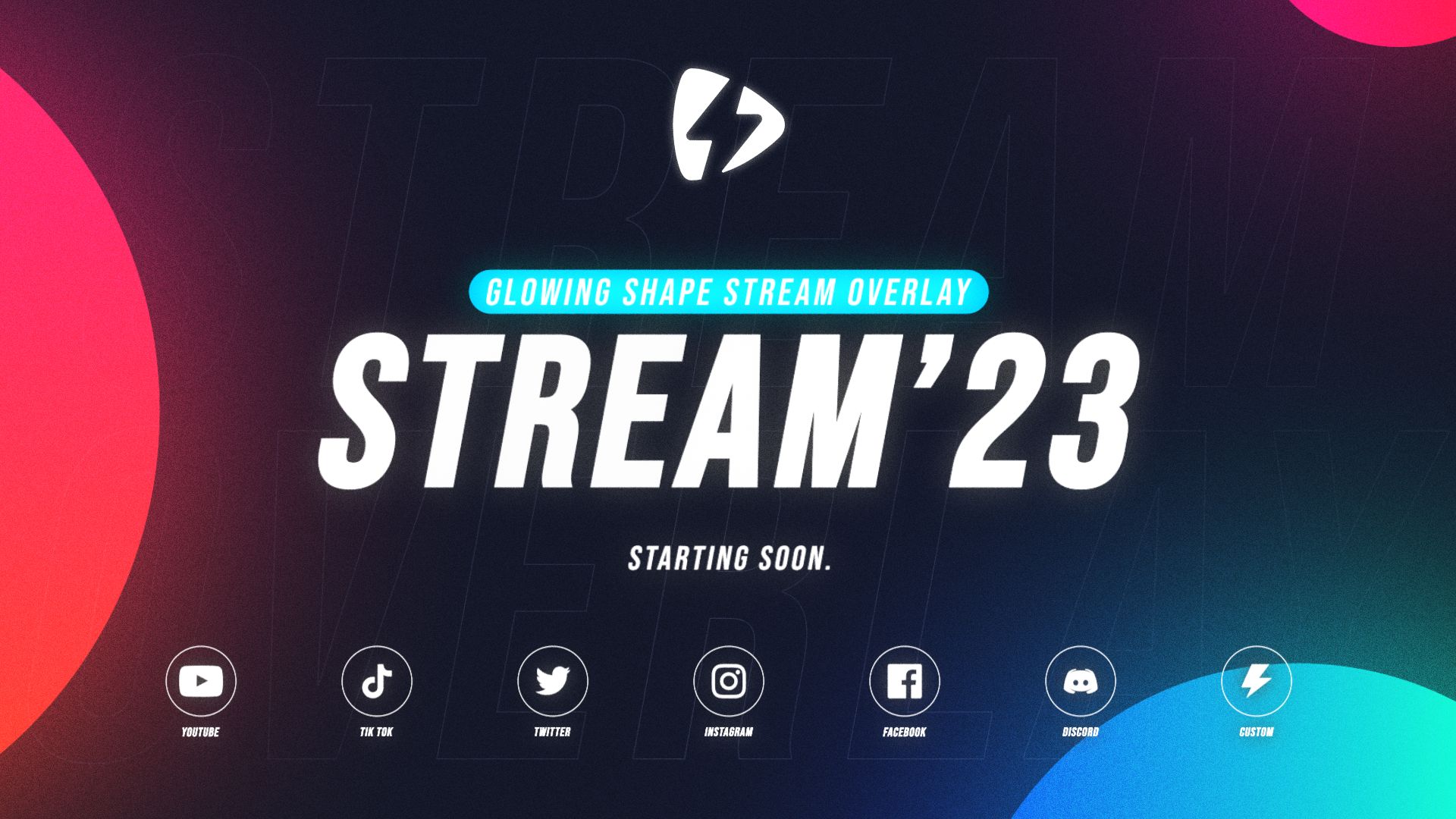 Radiant Spheres Stream Screen by EnjoystX