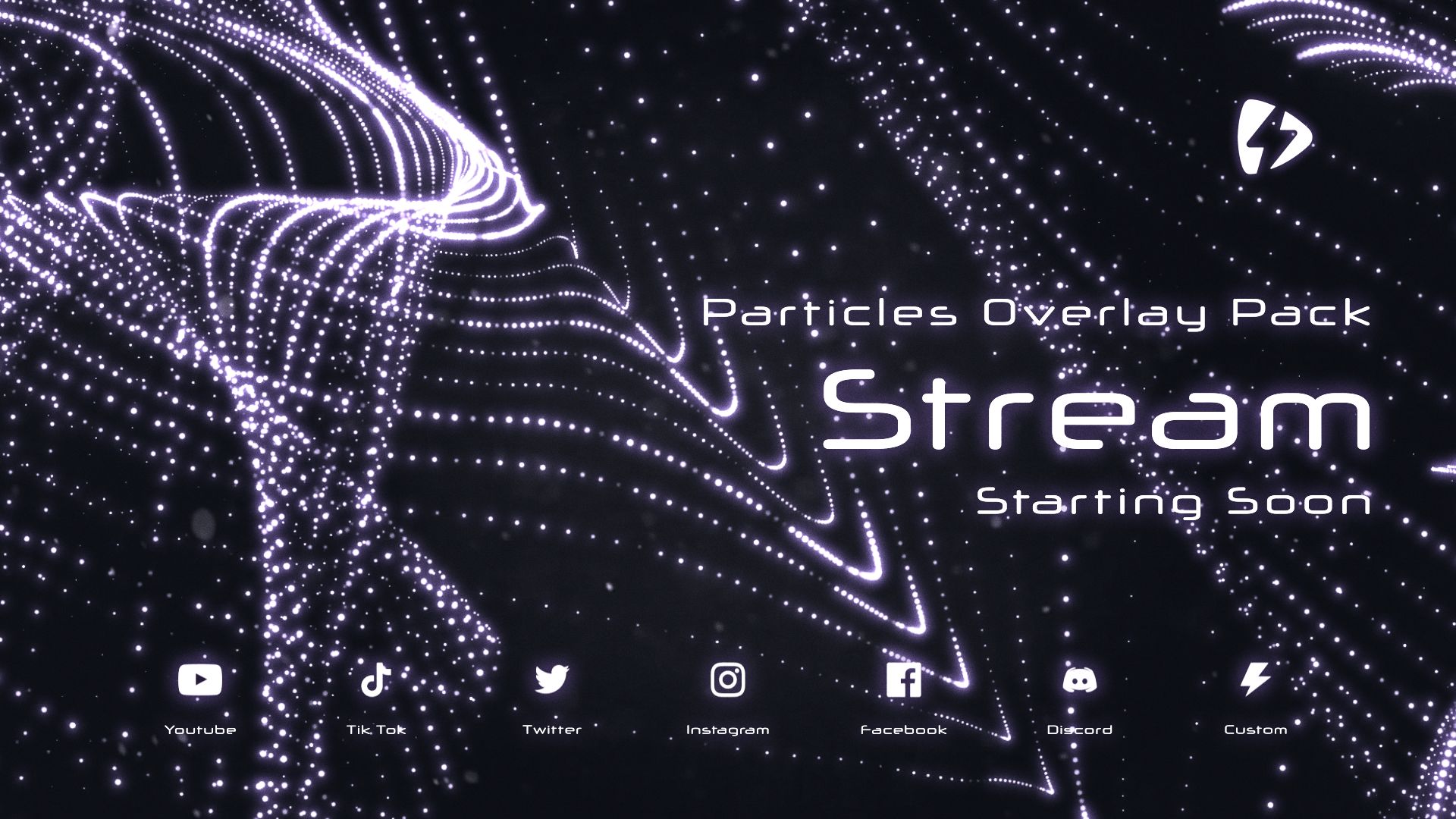Particles Stream Screen by EnjoystX - Videobolt.net