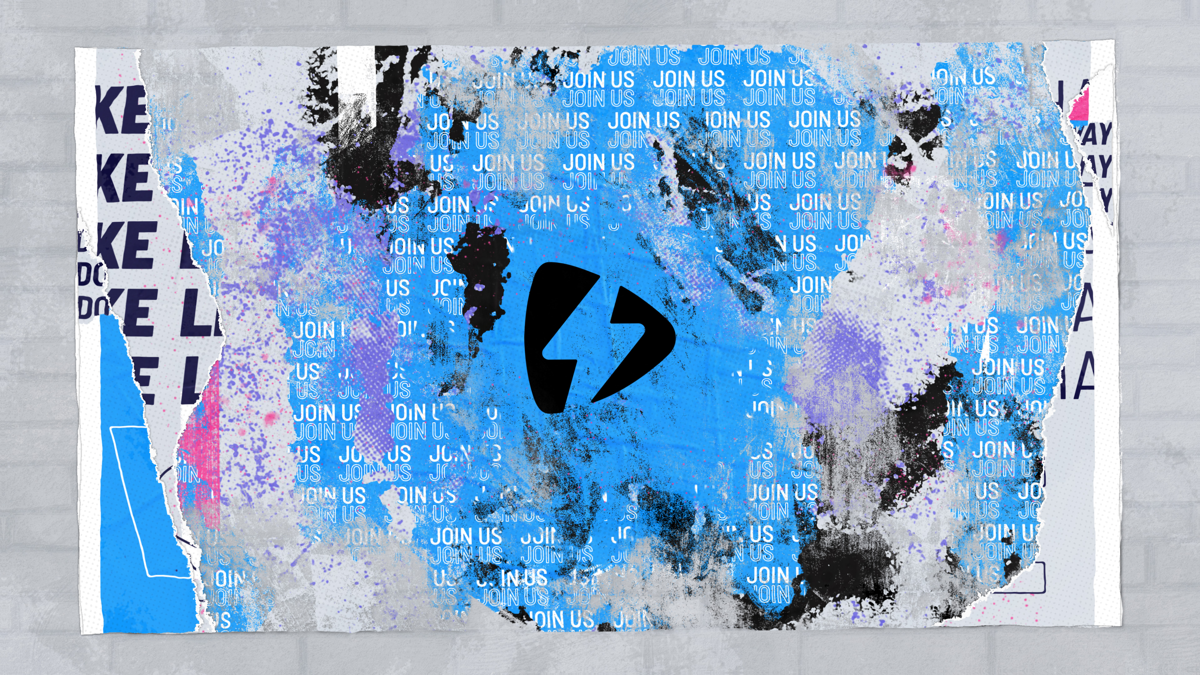 Poster Rip Off Logo Reveal - Grunge Intro