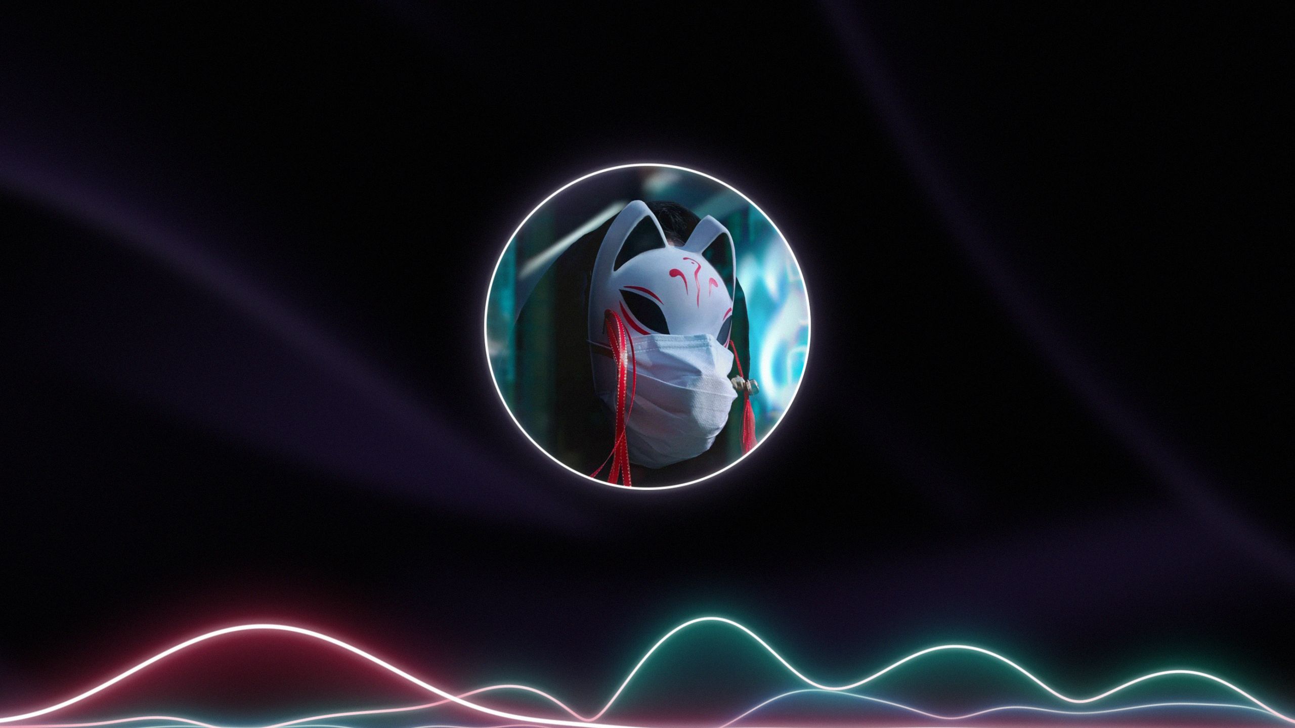 Colorful Waves Visualizer by minimax - Videobolt.net