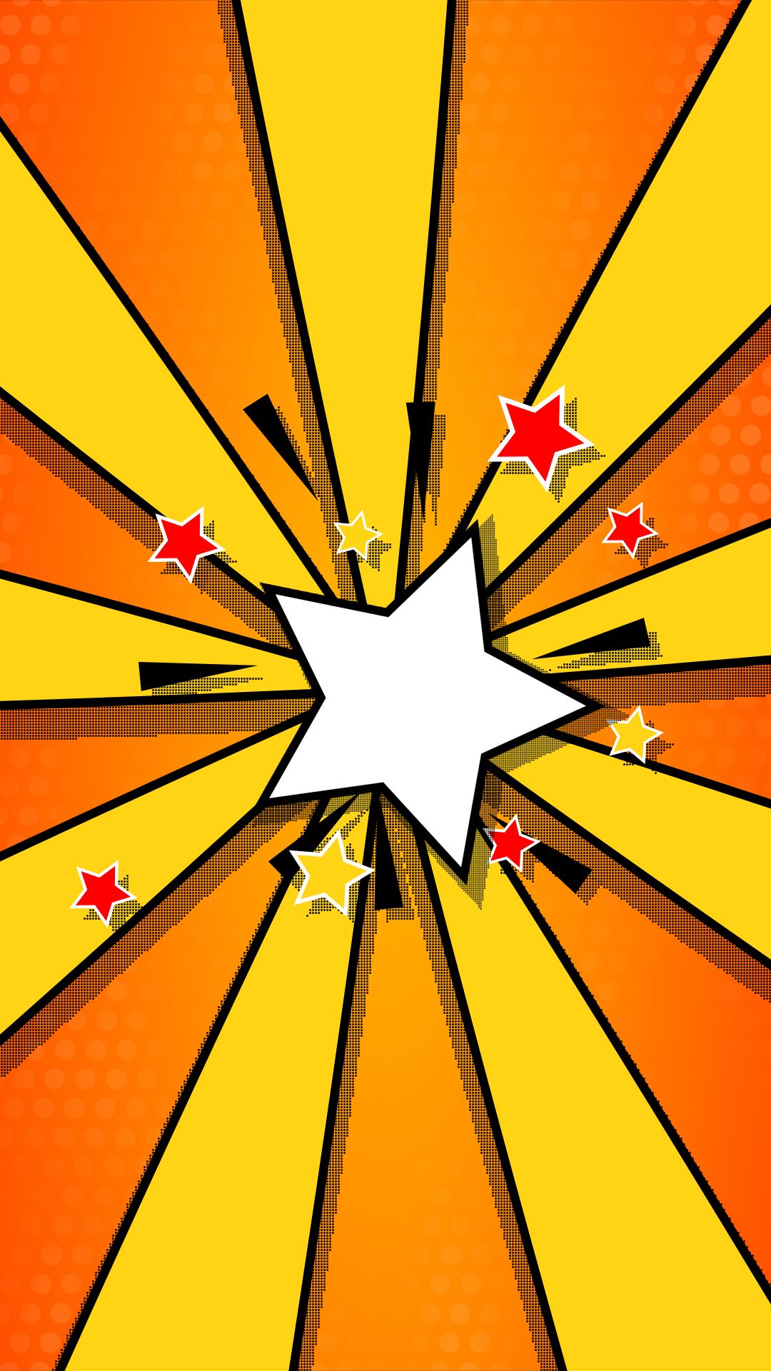 Pop Art Comic Background - Vertical by thundermotion2021 - Videobolt.net