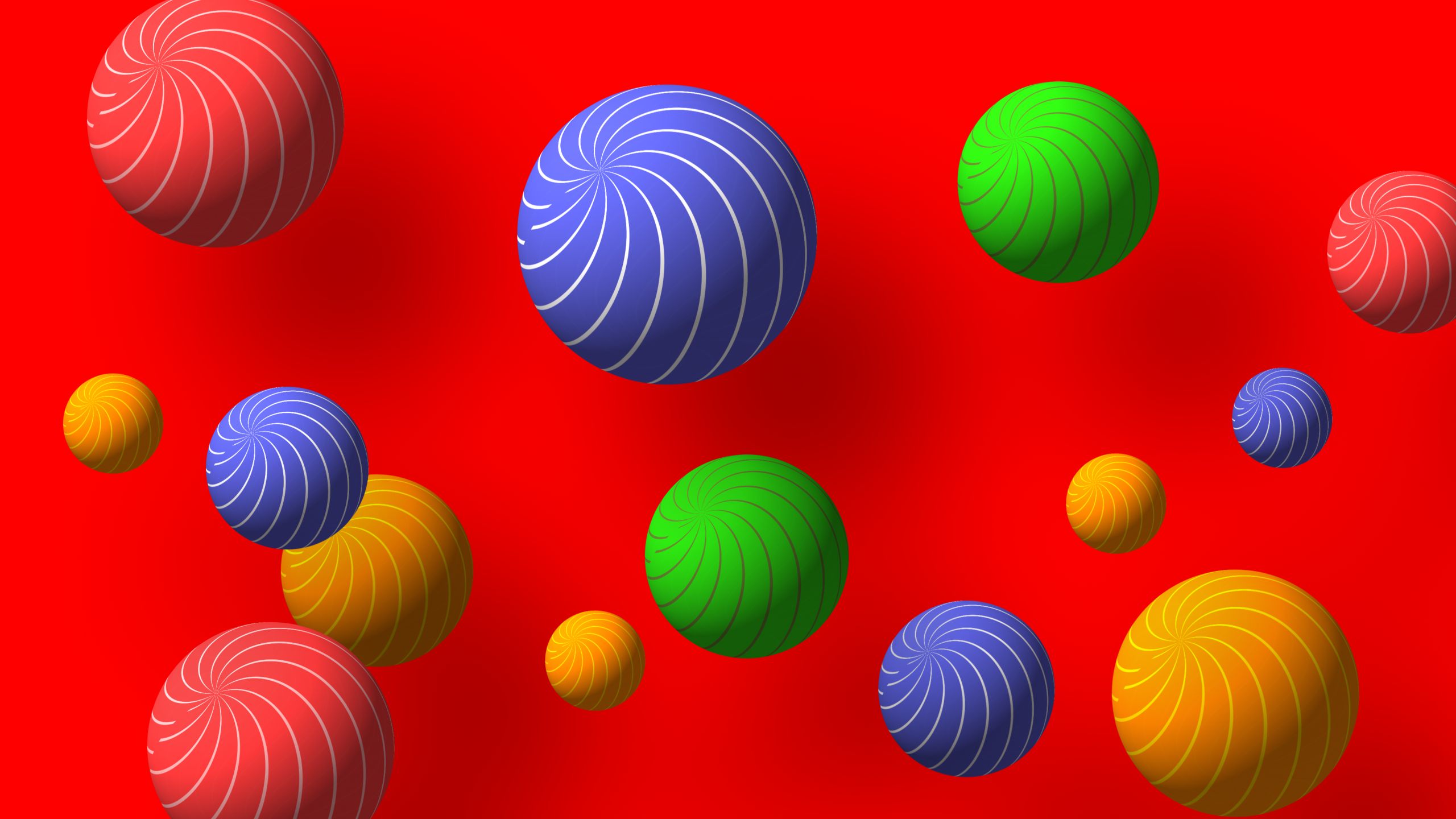 Ball Background - Looping 3D sphere background