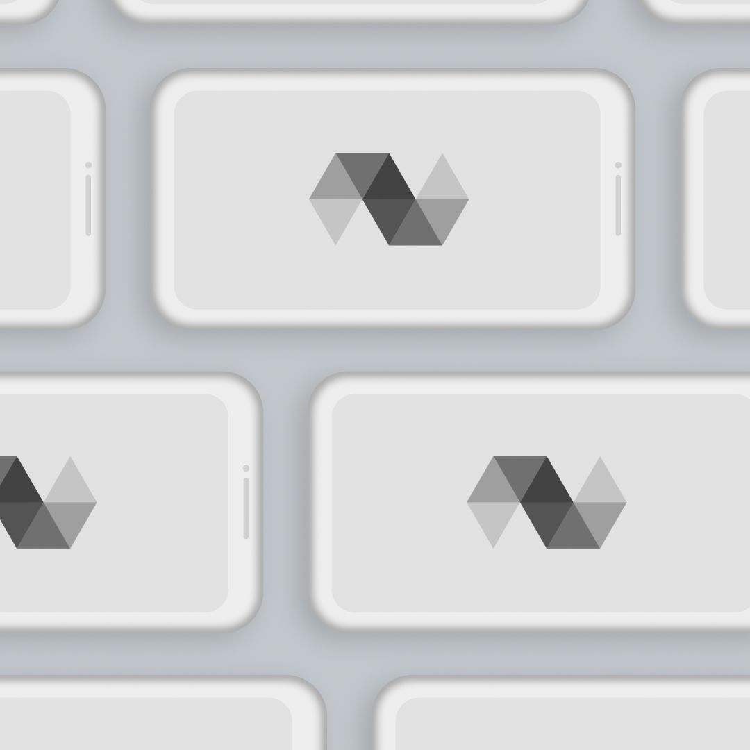 Logo Phone Scroll Background - Square by PixBolt