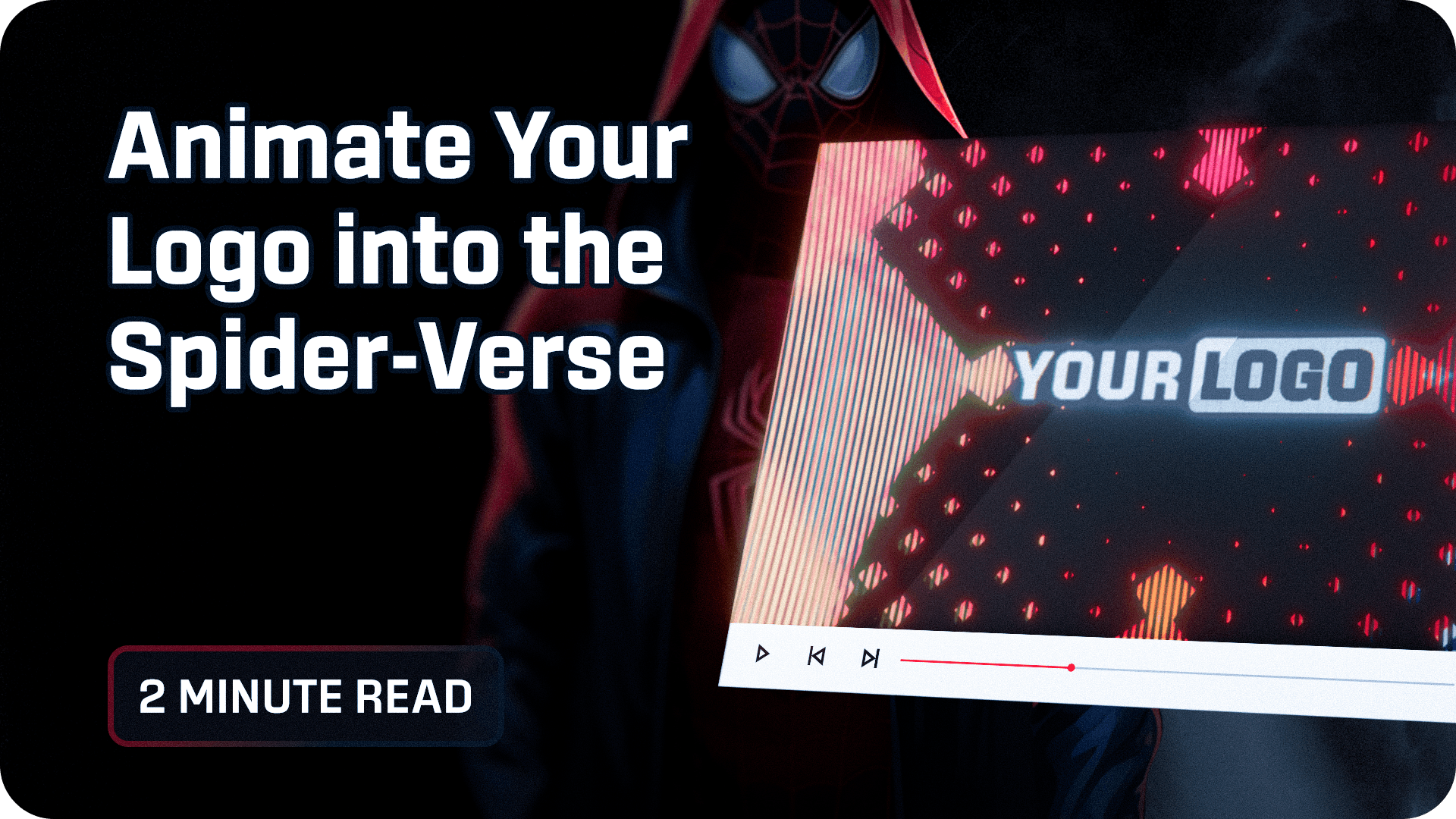 Animate Your Logo into the Spider-Verse - Videobolt.net