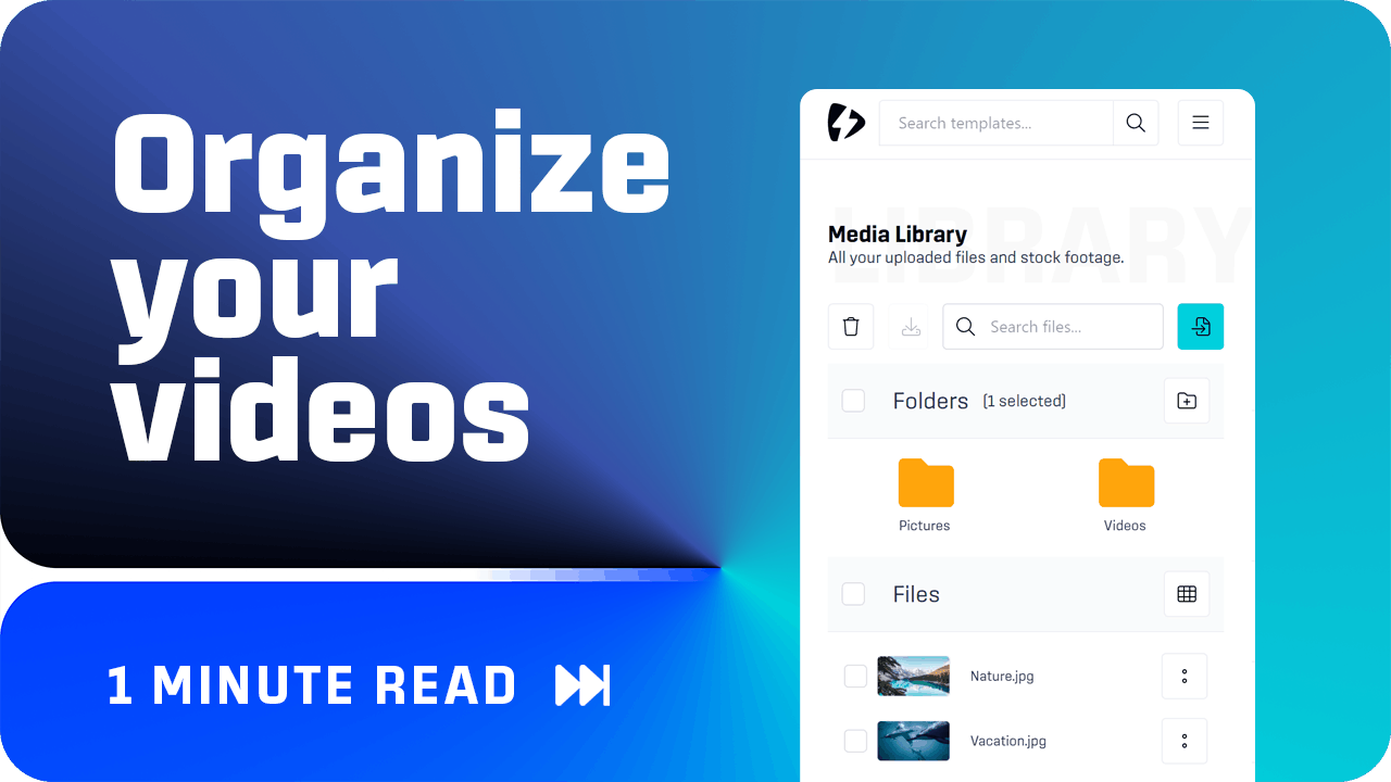 Better Organization and Setting the Stage