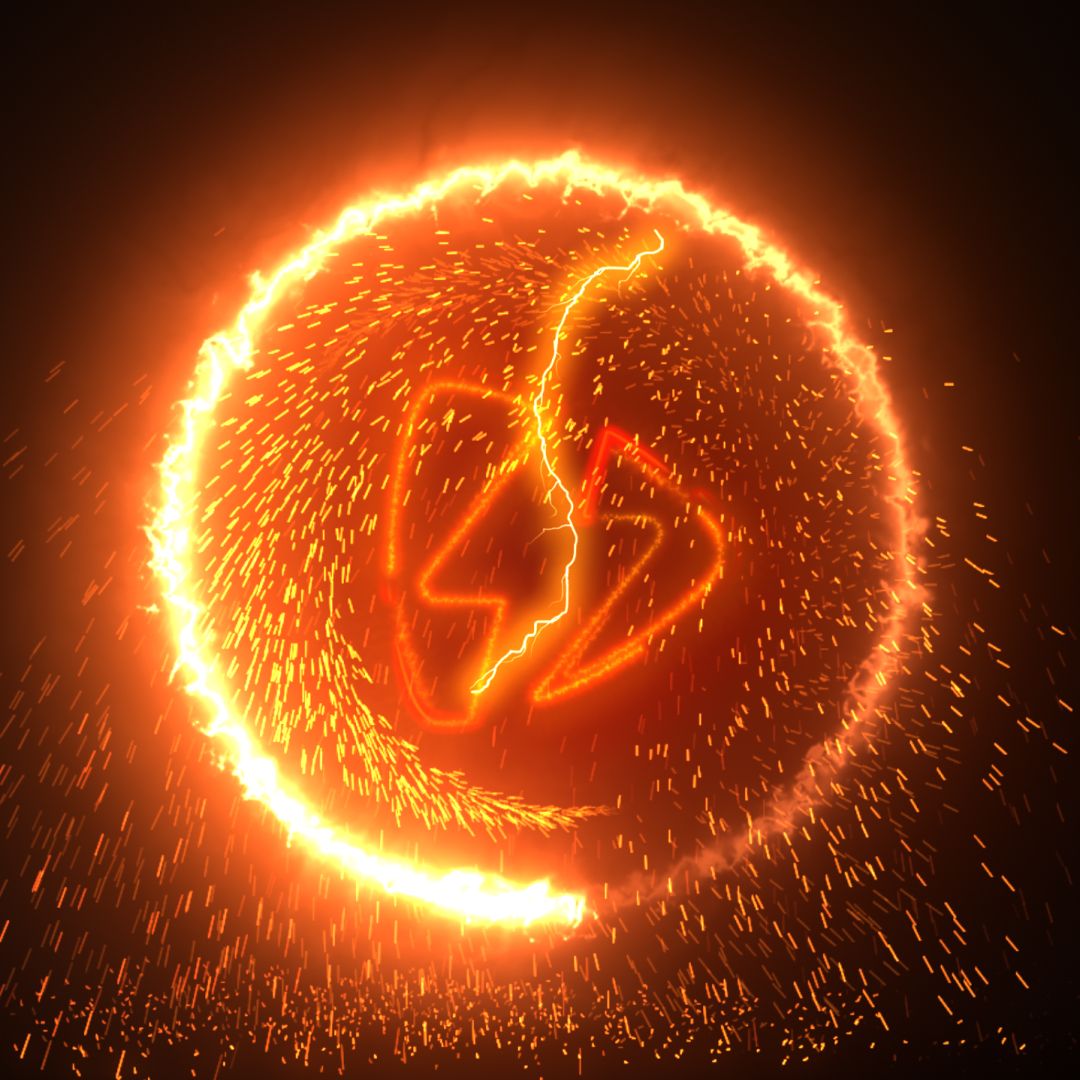 Infinite Spark - Square by Goldenmotion