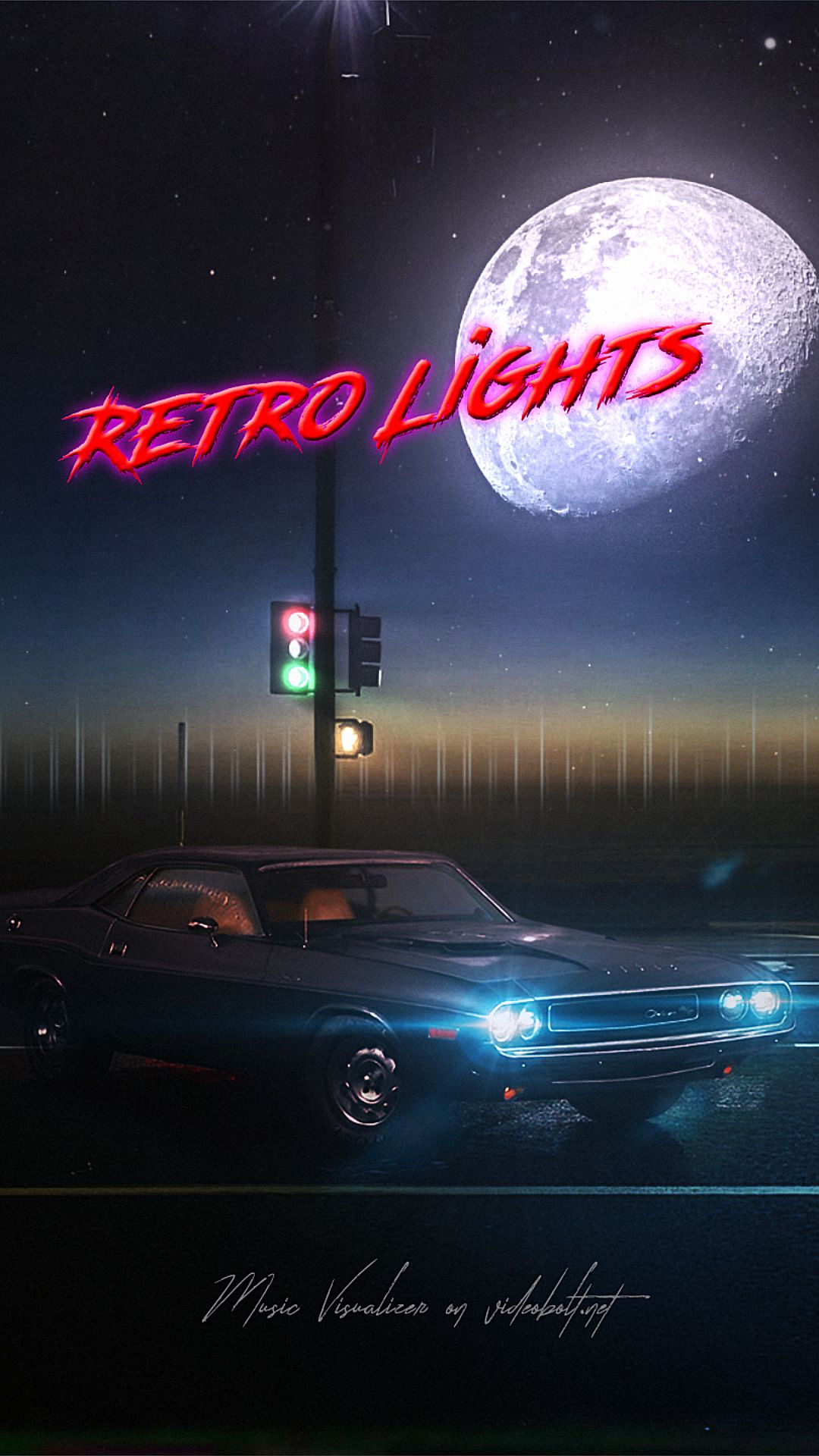 Retro Ride - Neon Music Visualizer