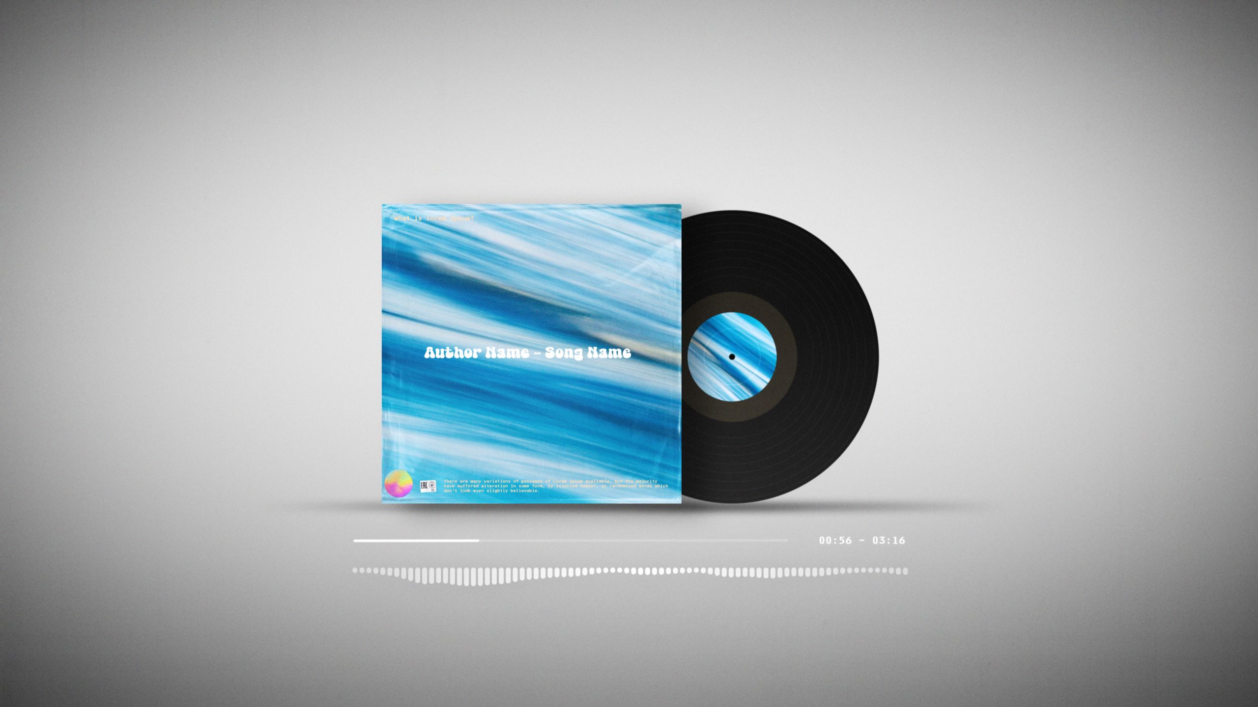 Simple Vinyl Visualizer by tarazz
