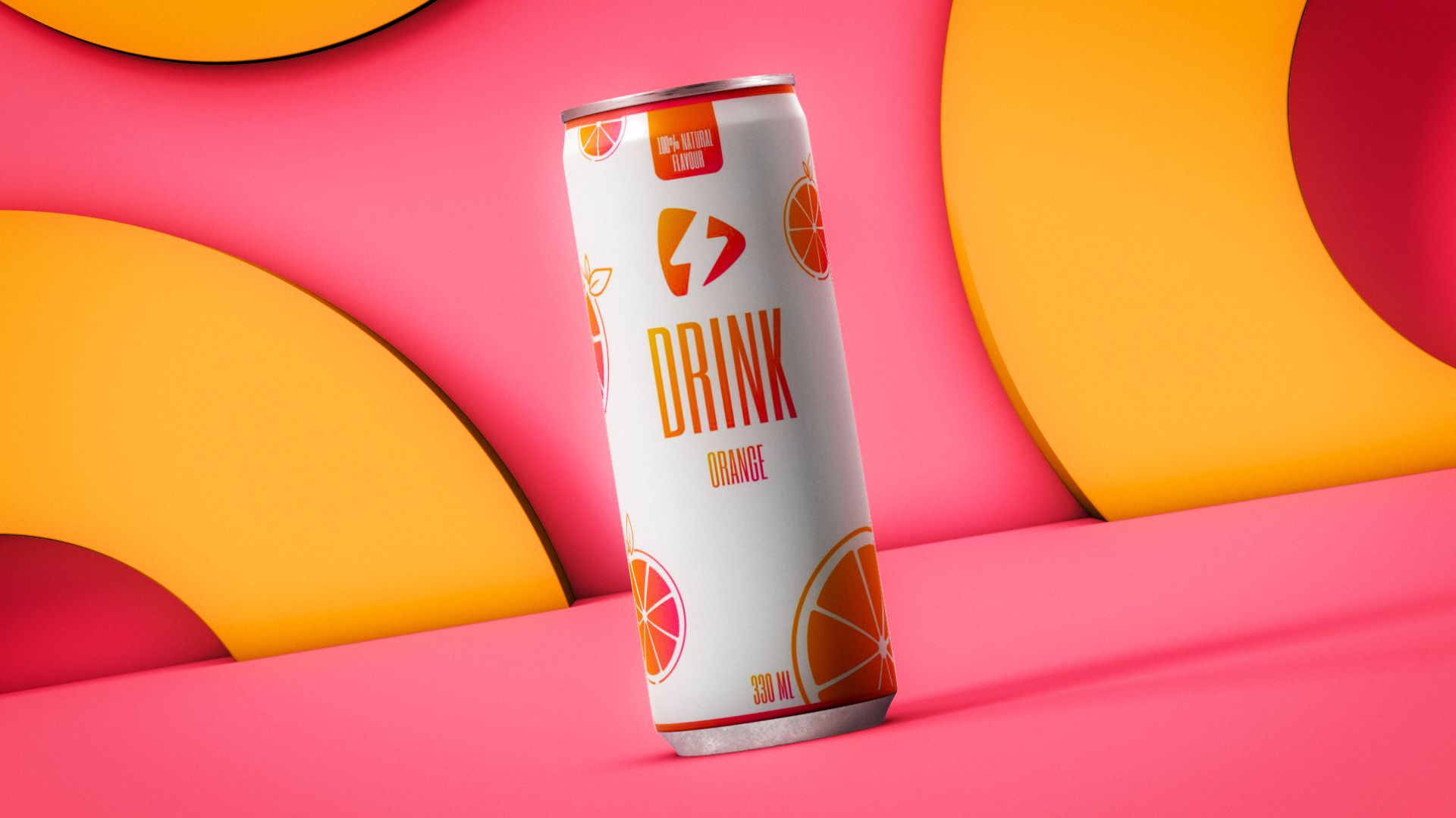 Clean Fizz Soft Drinks - 3D Can Promo