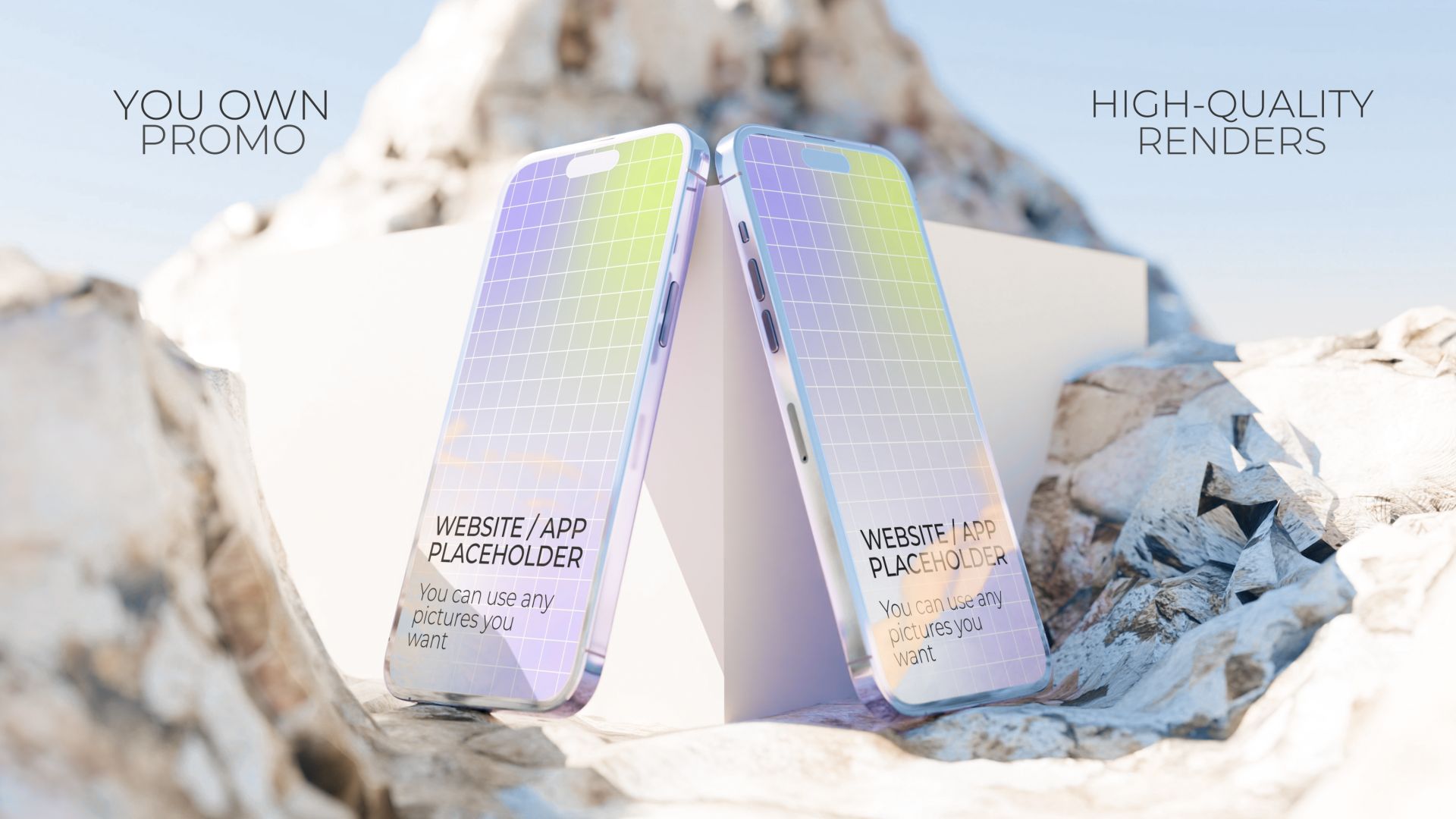 Future App Promo - 3D Device Mockup
