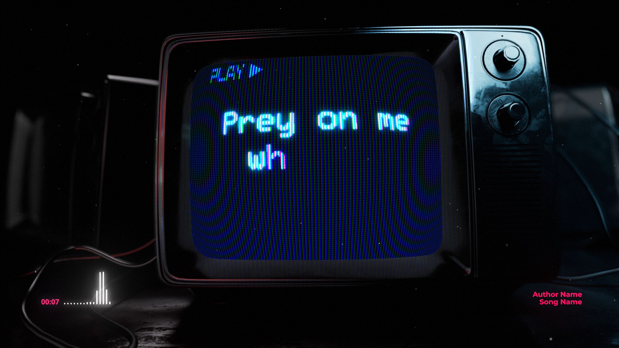 Screen Display Lyrics - TV Lyric Visualizer