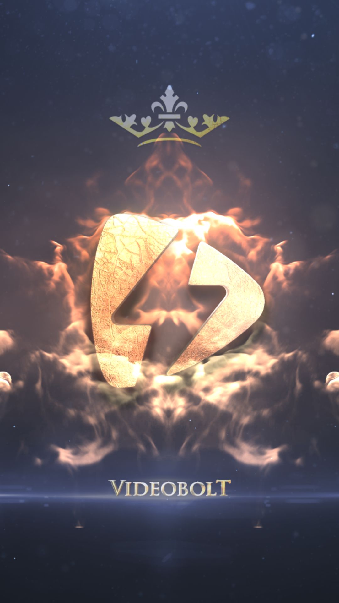 Epic Golden Logo Intro - Vertical by S_WorX - Videobolt.net