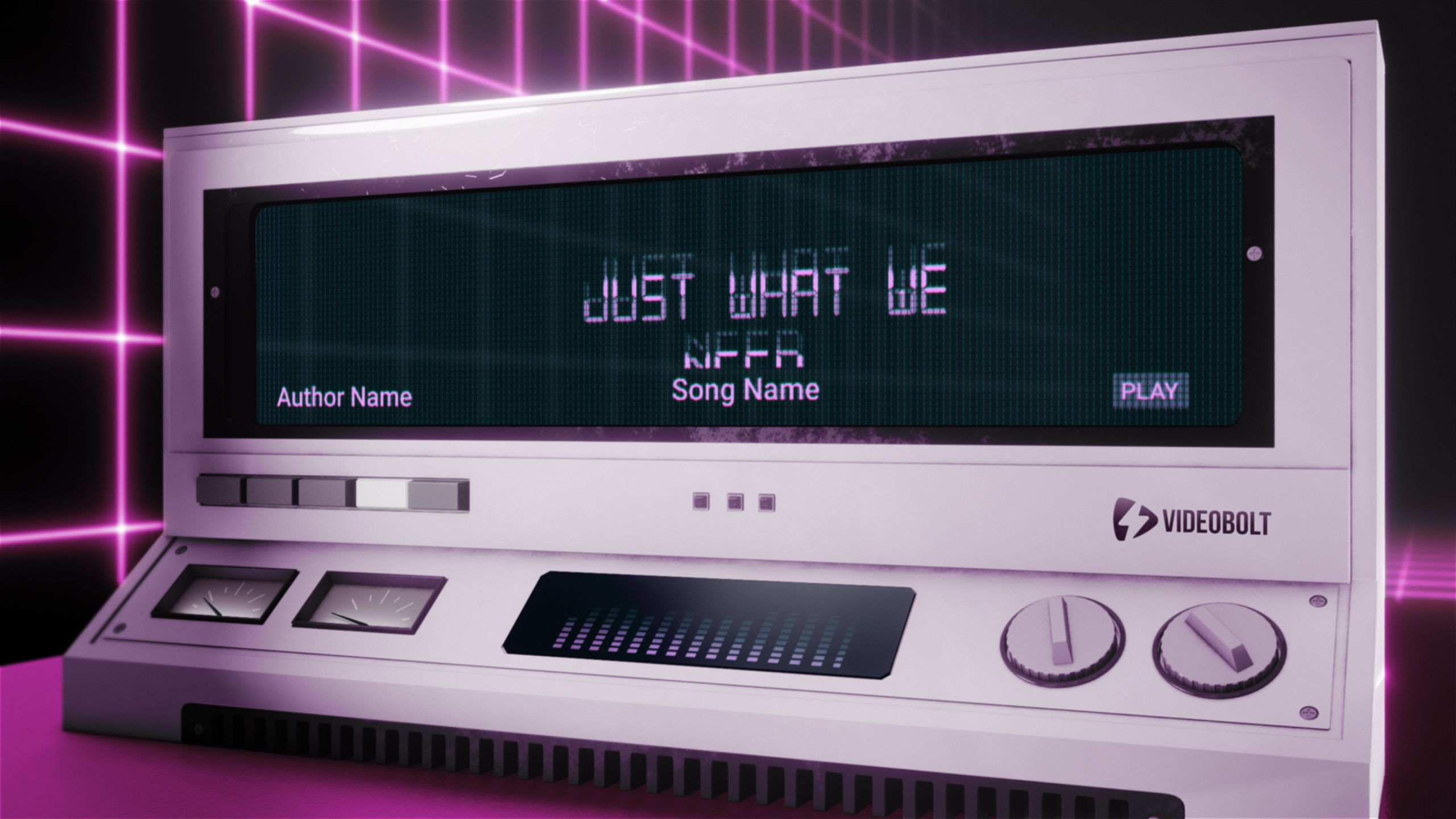 Retro Lyrics Maker - 80s Lyric Visualizer