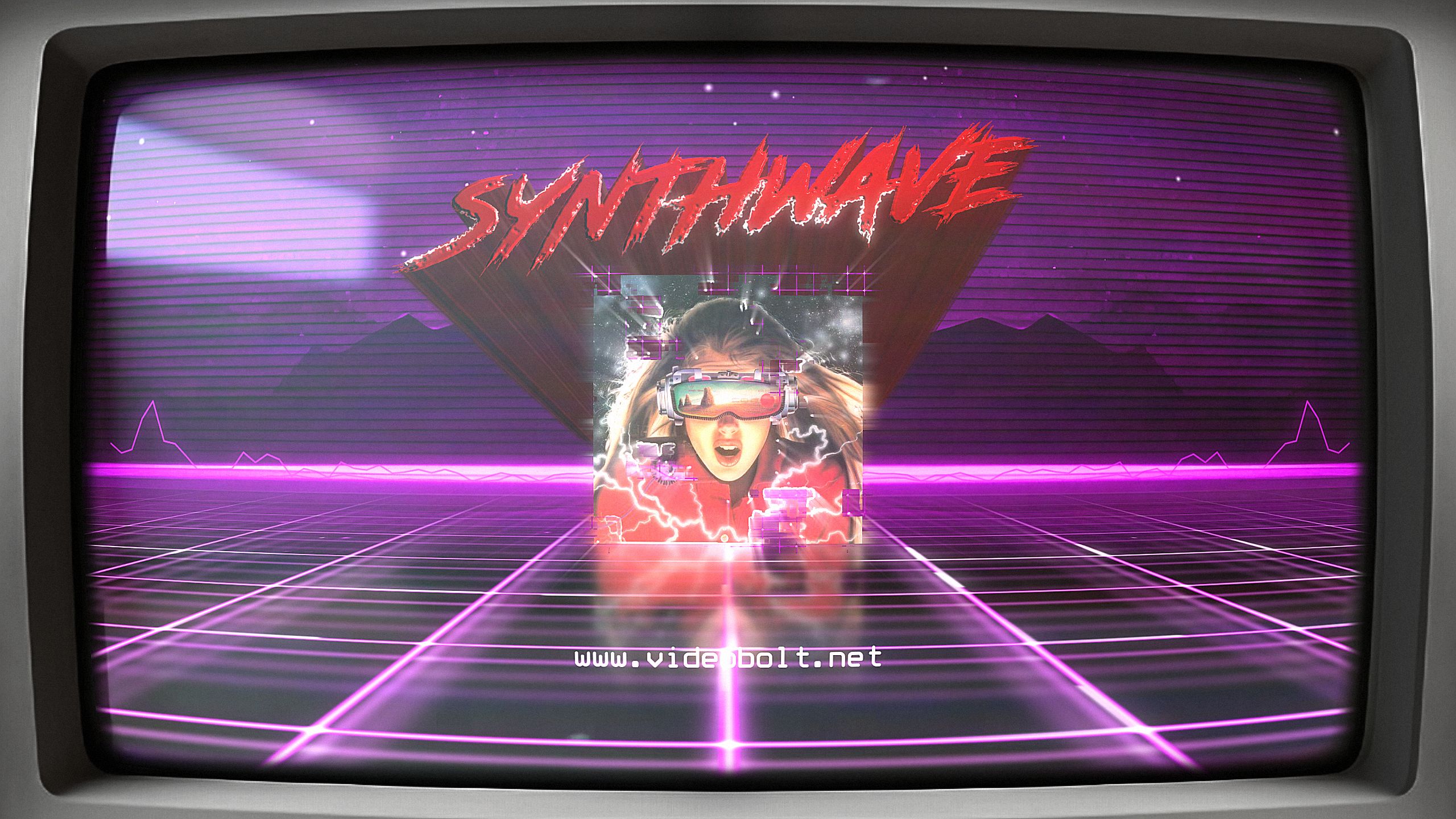 Synthwave - Neon Music Visualizer